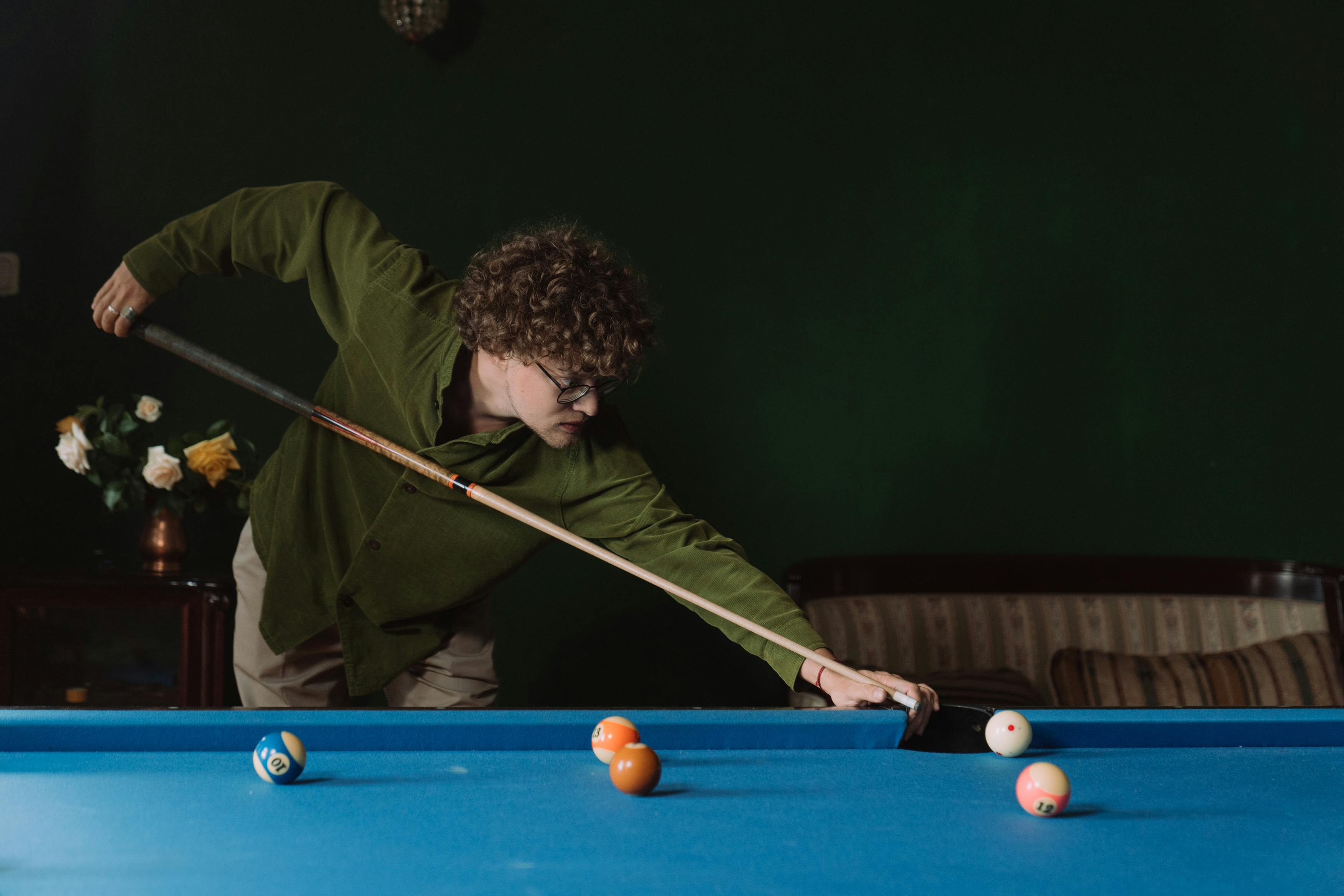 Man and Woman Playing Billiards · Free Stock Photo