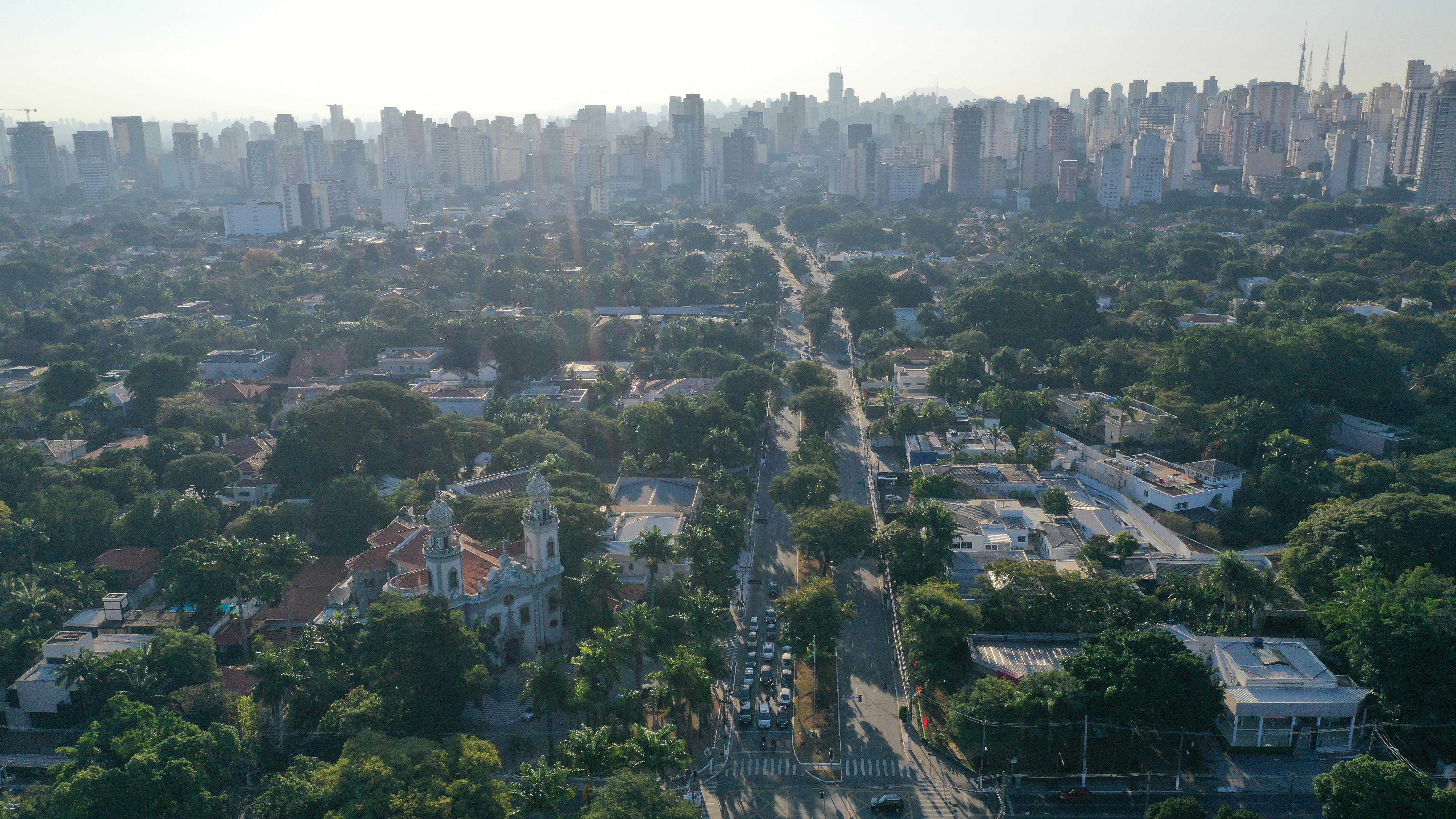 Aerial View of a Town · Free Stock Photo