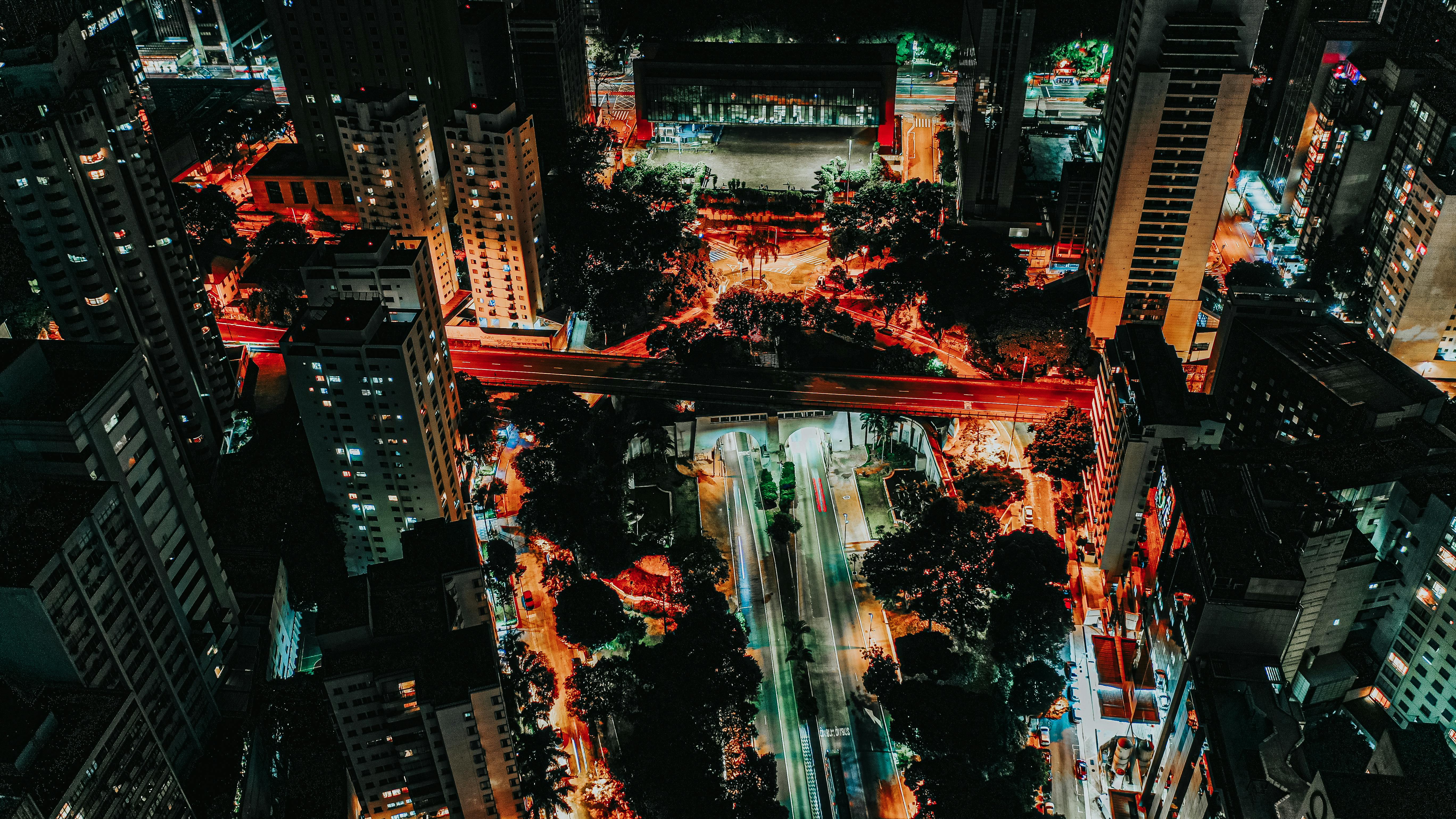 Aerial Photography of High Rise Buildings · Free Stock Photo