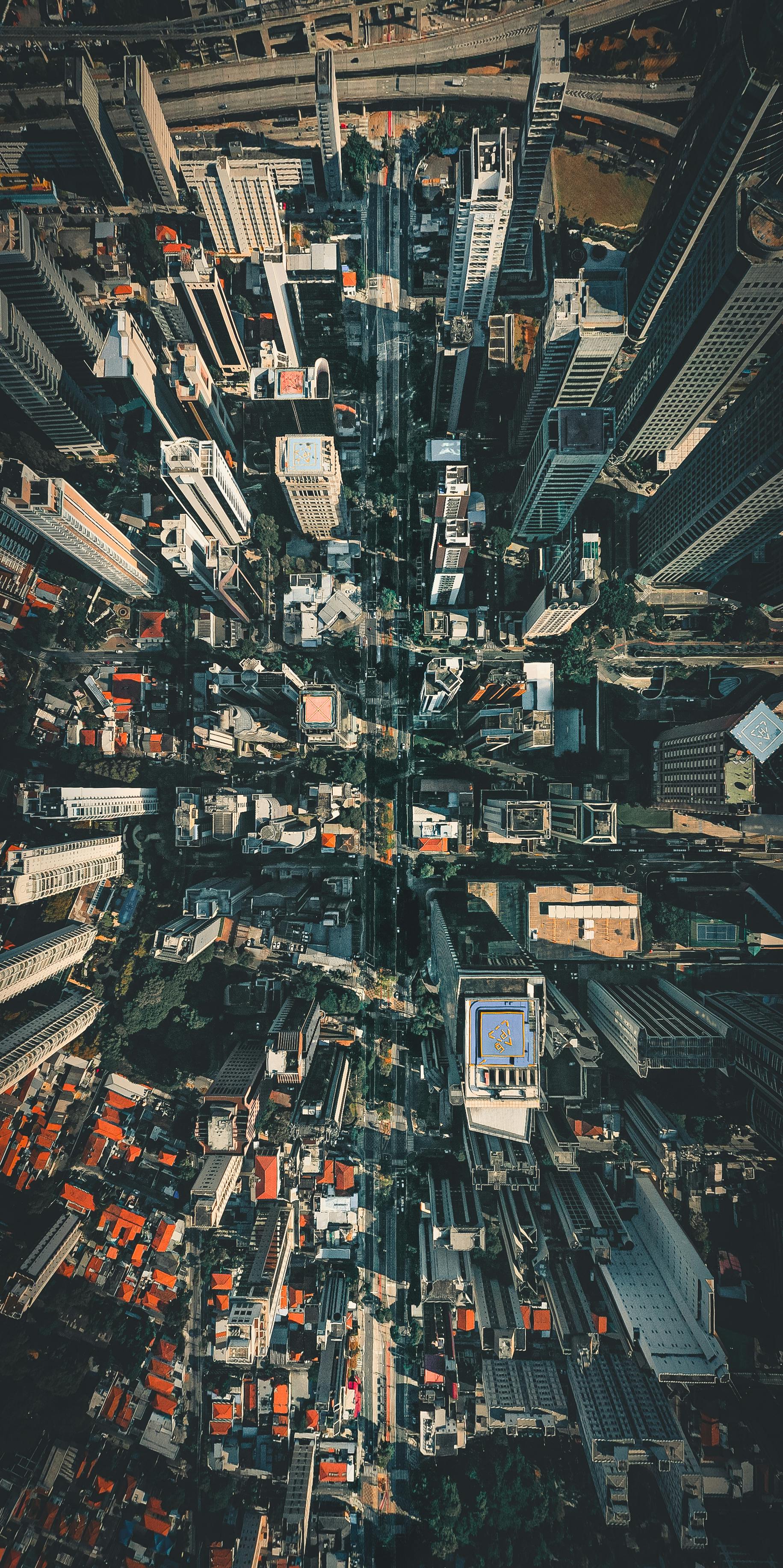 Modern megapolis at night time · Free Stock Photo