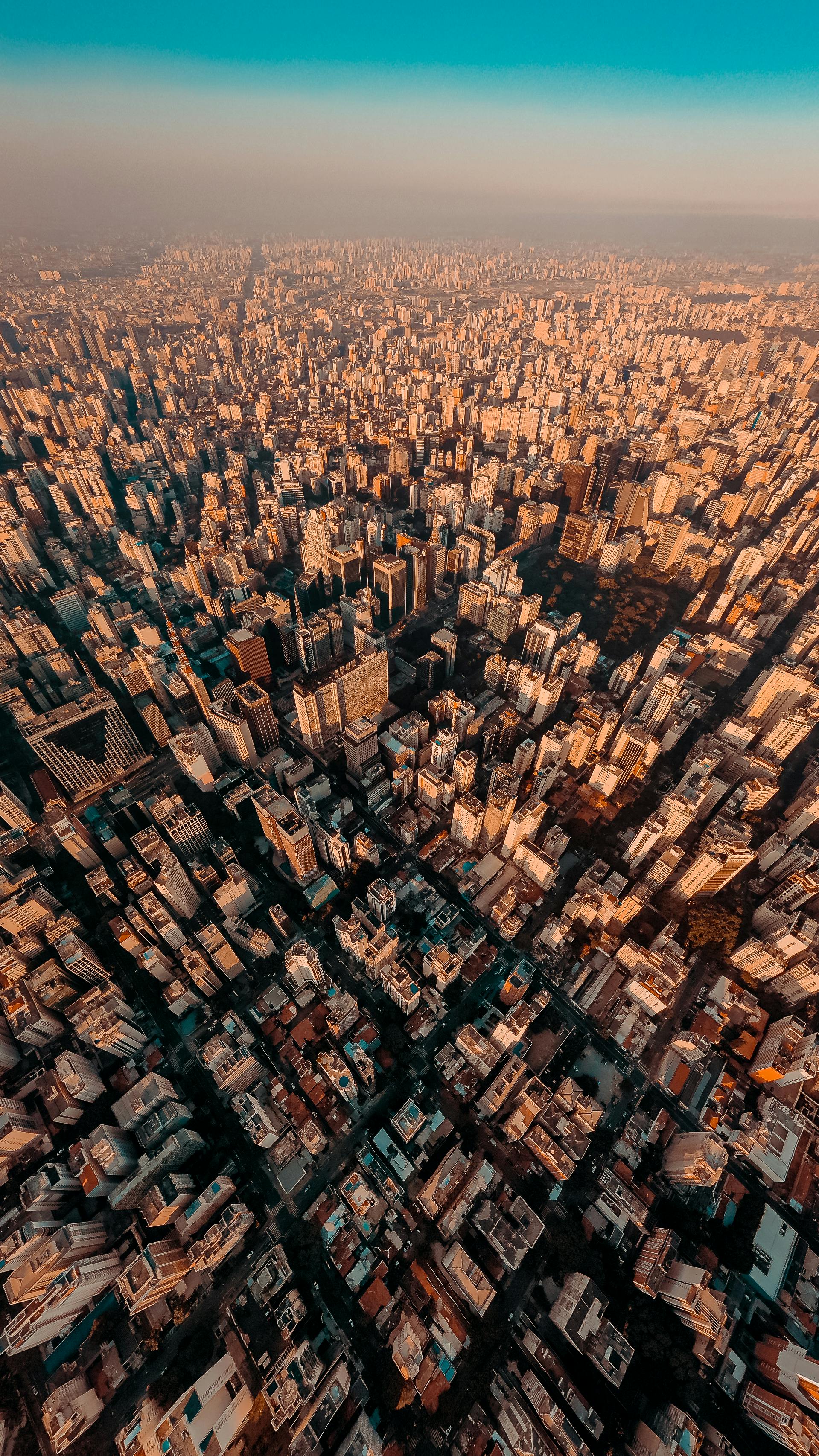 Aerial Photography of Cityscape during Nighttime · Free Stock Photo