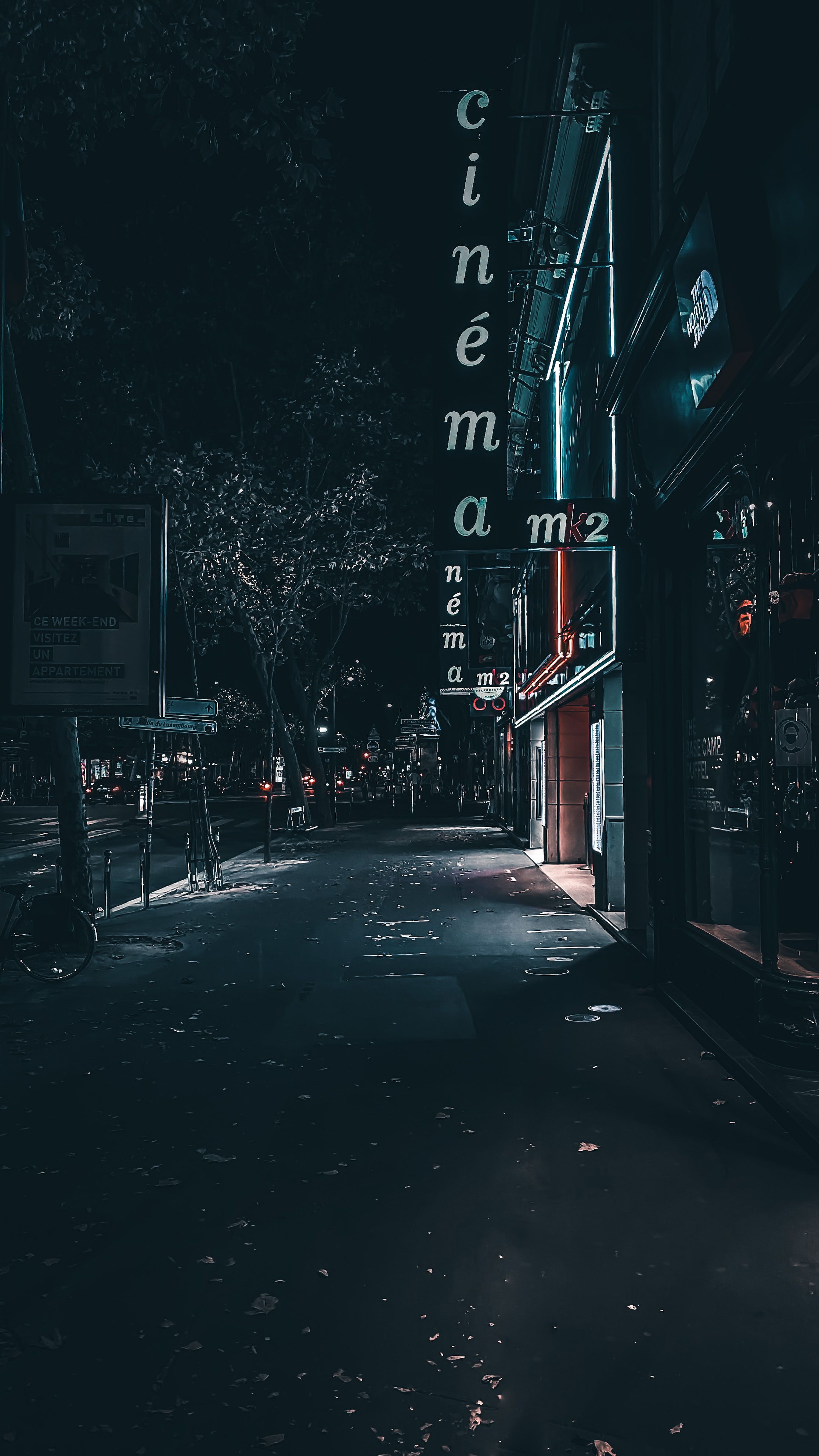 Empty Street During Night Time · Free Stock Photo