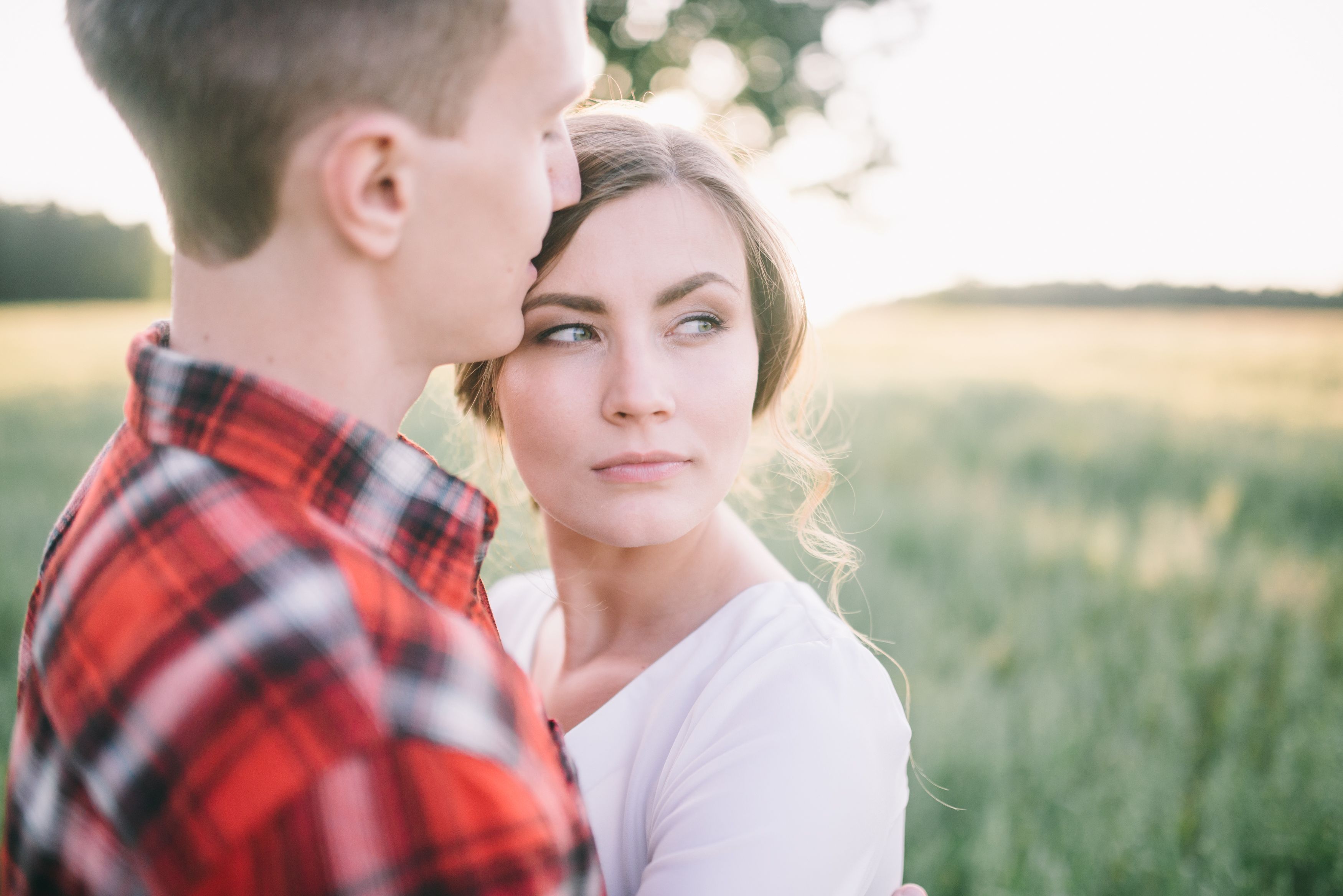 Close-up of Couple Looking in Eyes · Free Stock Photo
