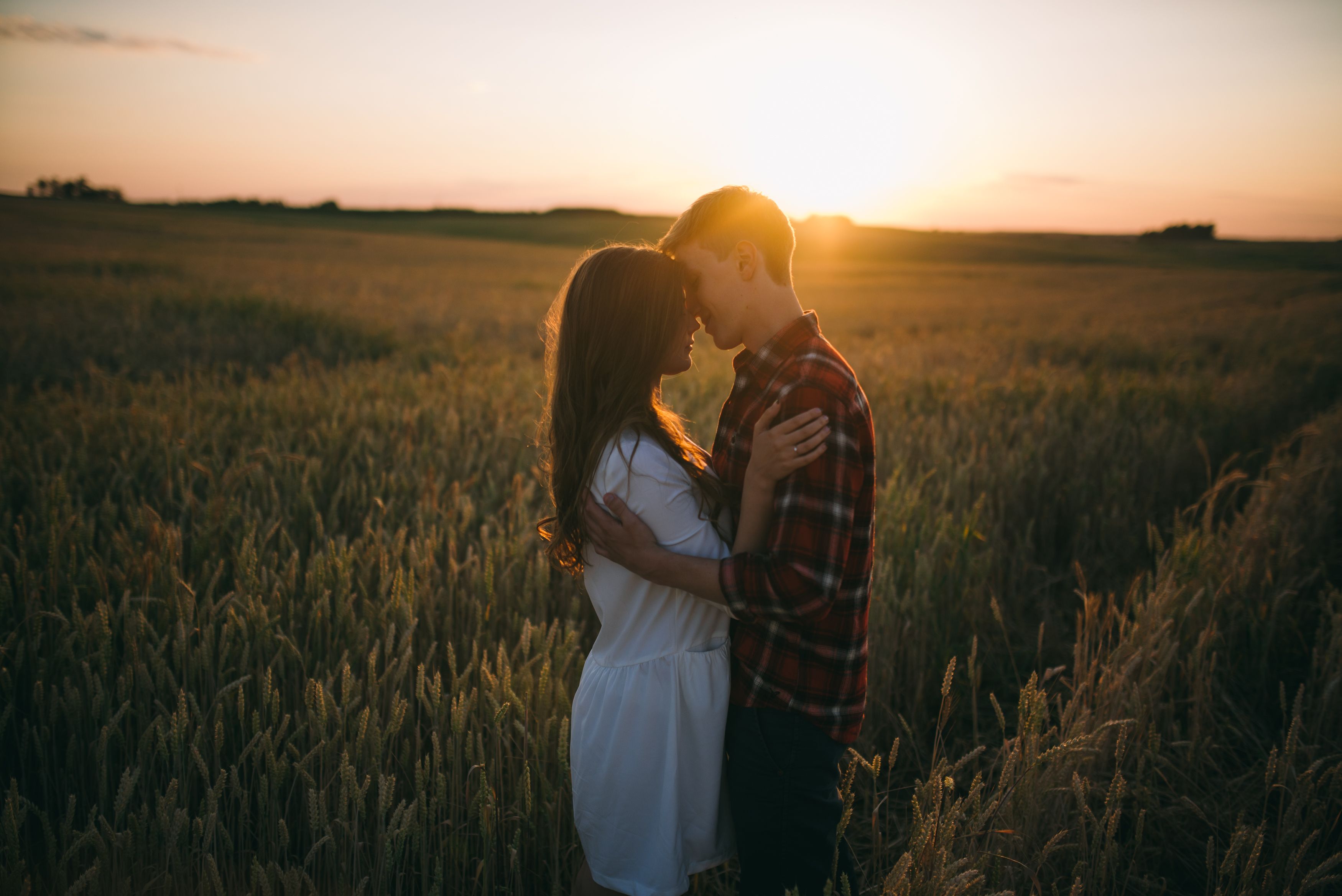 A Couple in a Hugging Position · Free Stock Photo