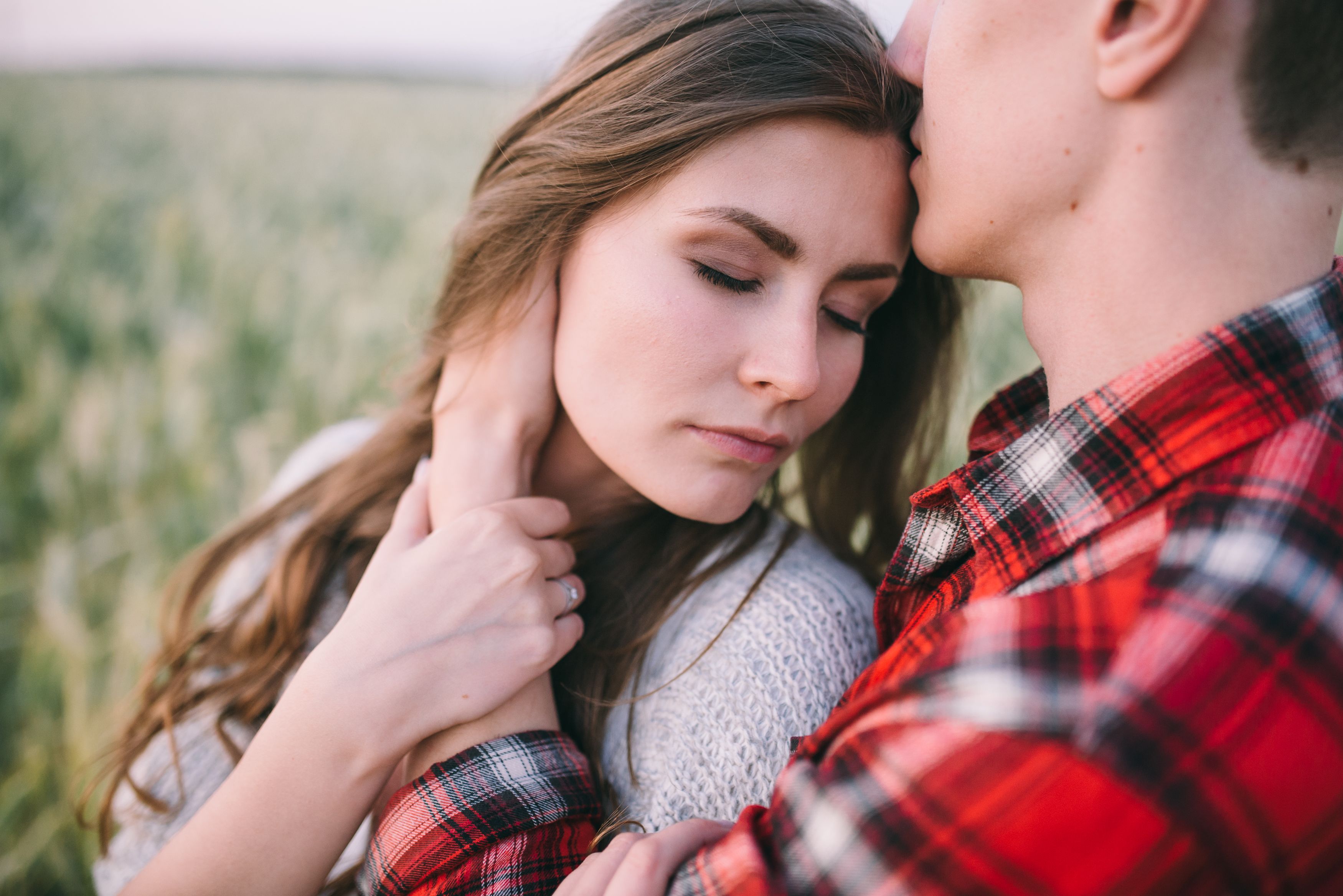 A Couple in a Hugging Position · Free Stock Photo