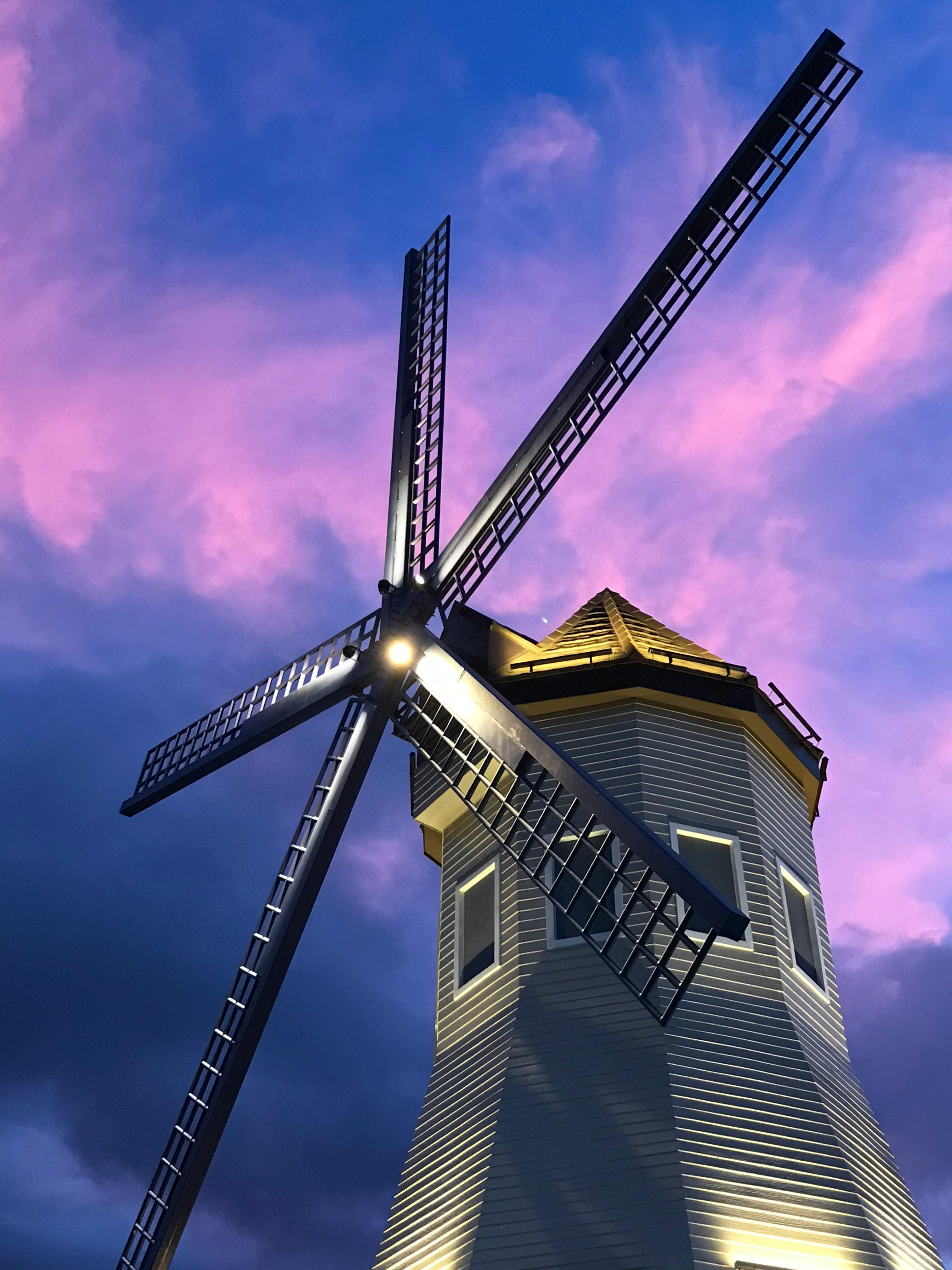 Windmill Purple Photos, Download The BEST Free Windmill Purple Stock ...