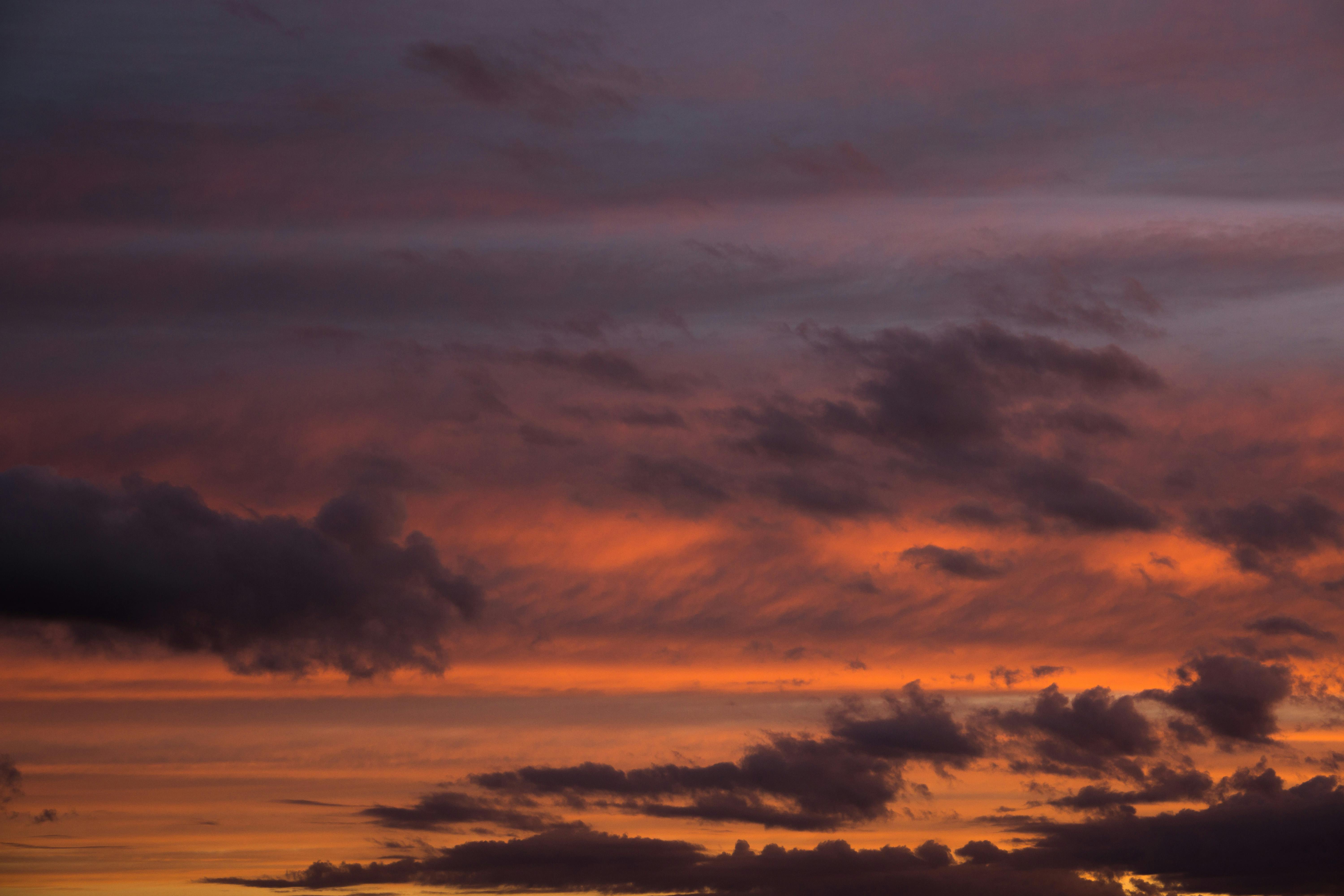 Scenic View of Dramatic Sky during Sunset · Free Stock Photo