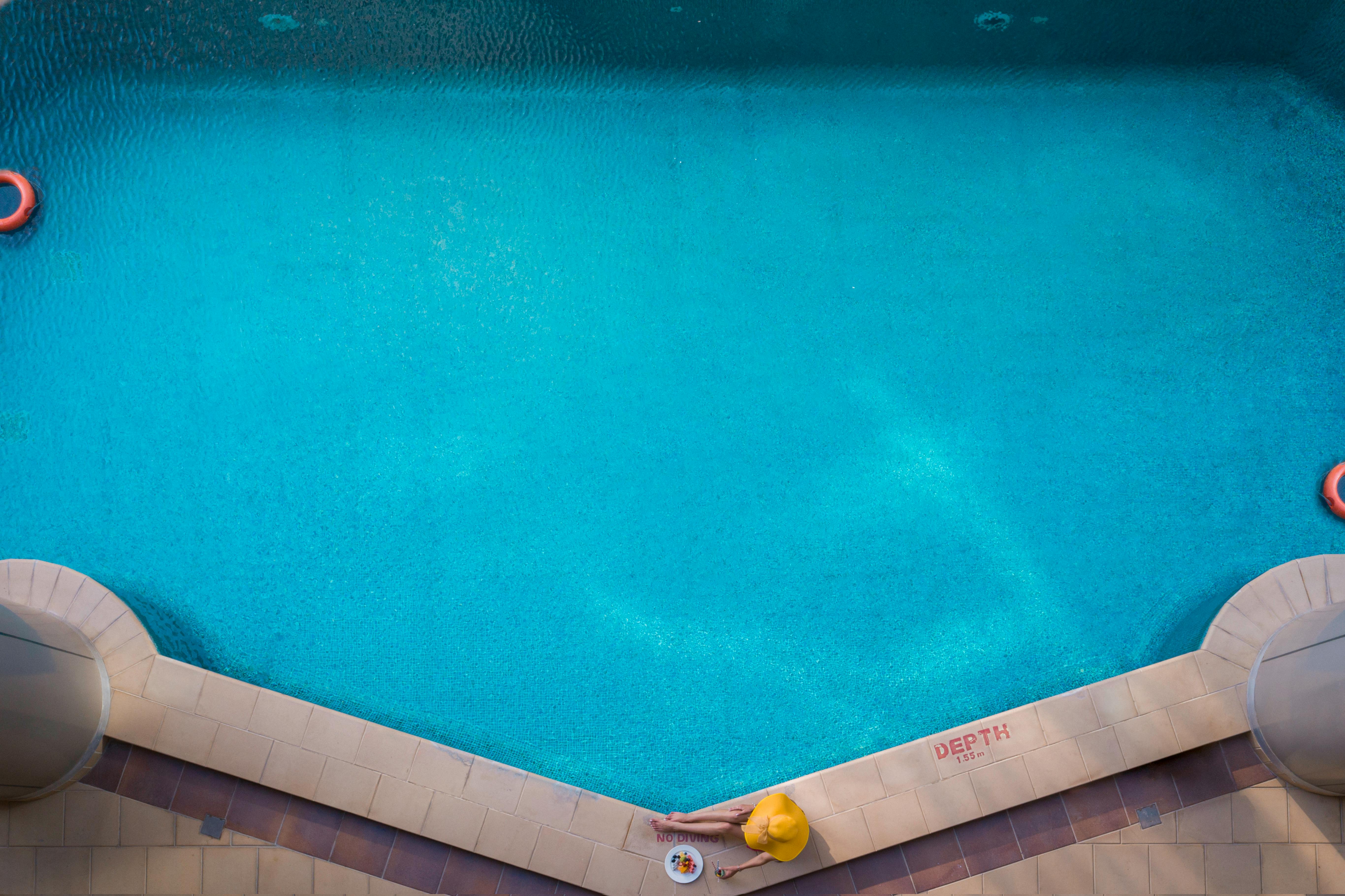 Aerial Photography of Swimming Pool · Free Stock Photo