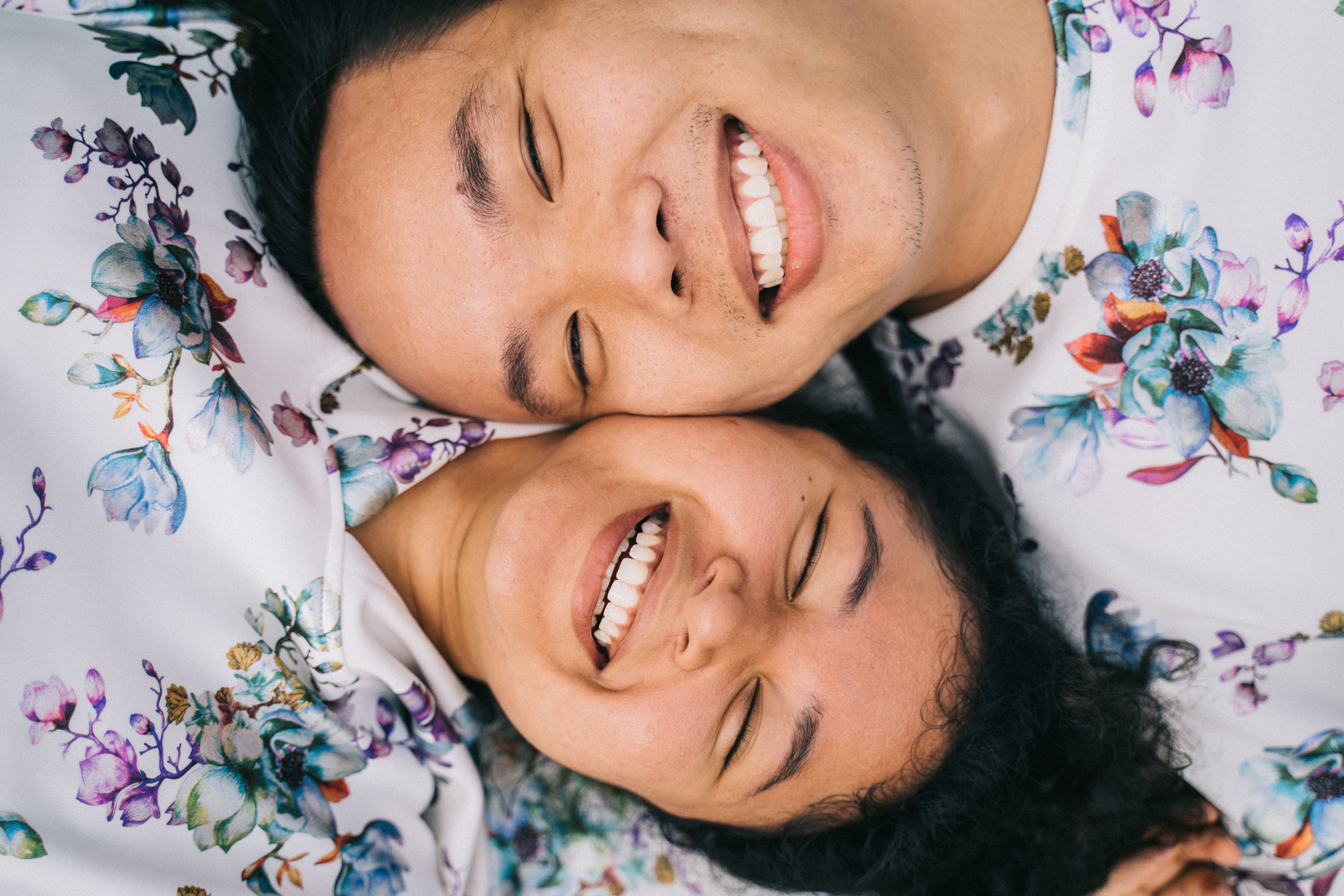 Couple Looking Each Other in the Eyes and Smiling · Free Stock Photo