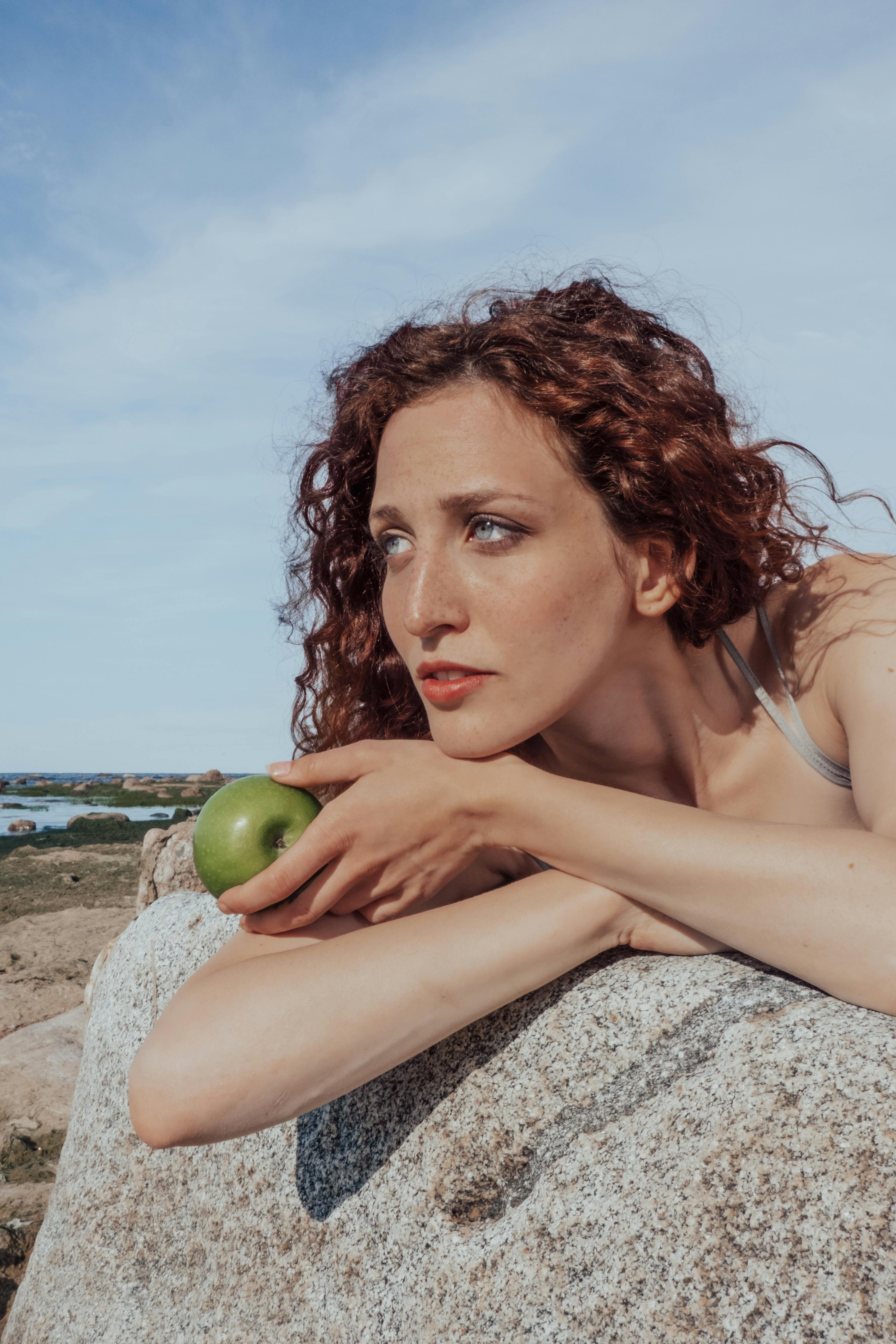 Woman Holding Rock Photos, Download The BEST Free Woman Holding Rock ...