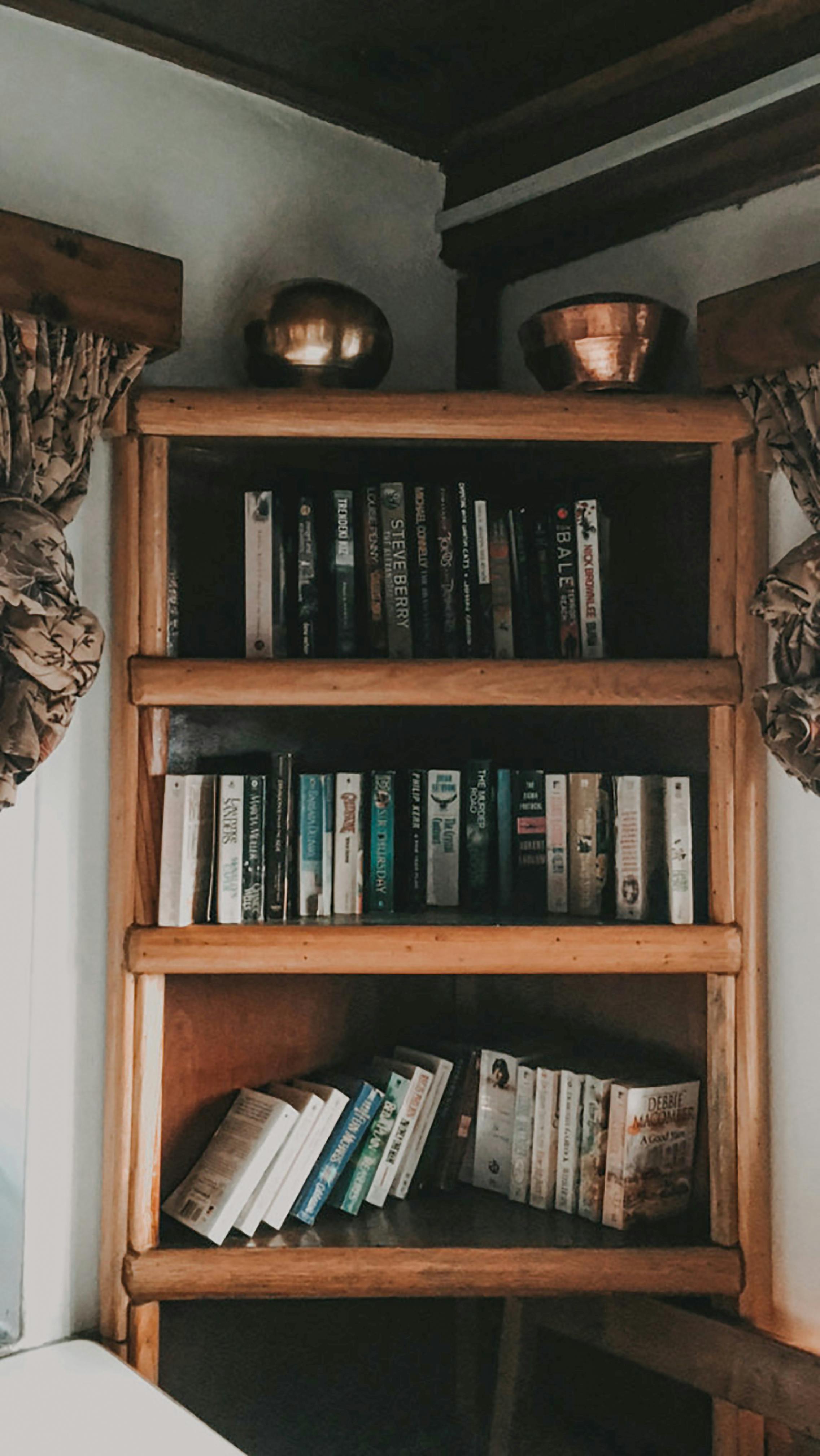 Books in Shelf Inside Room · Free Stock Photo