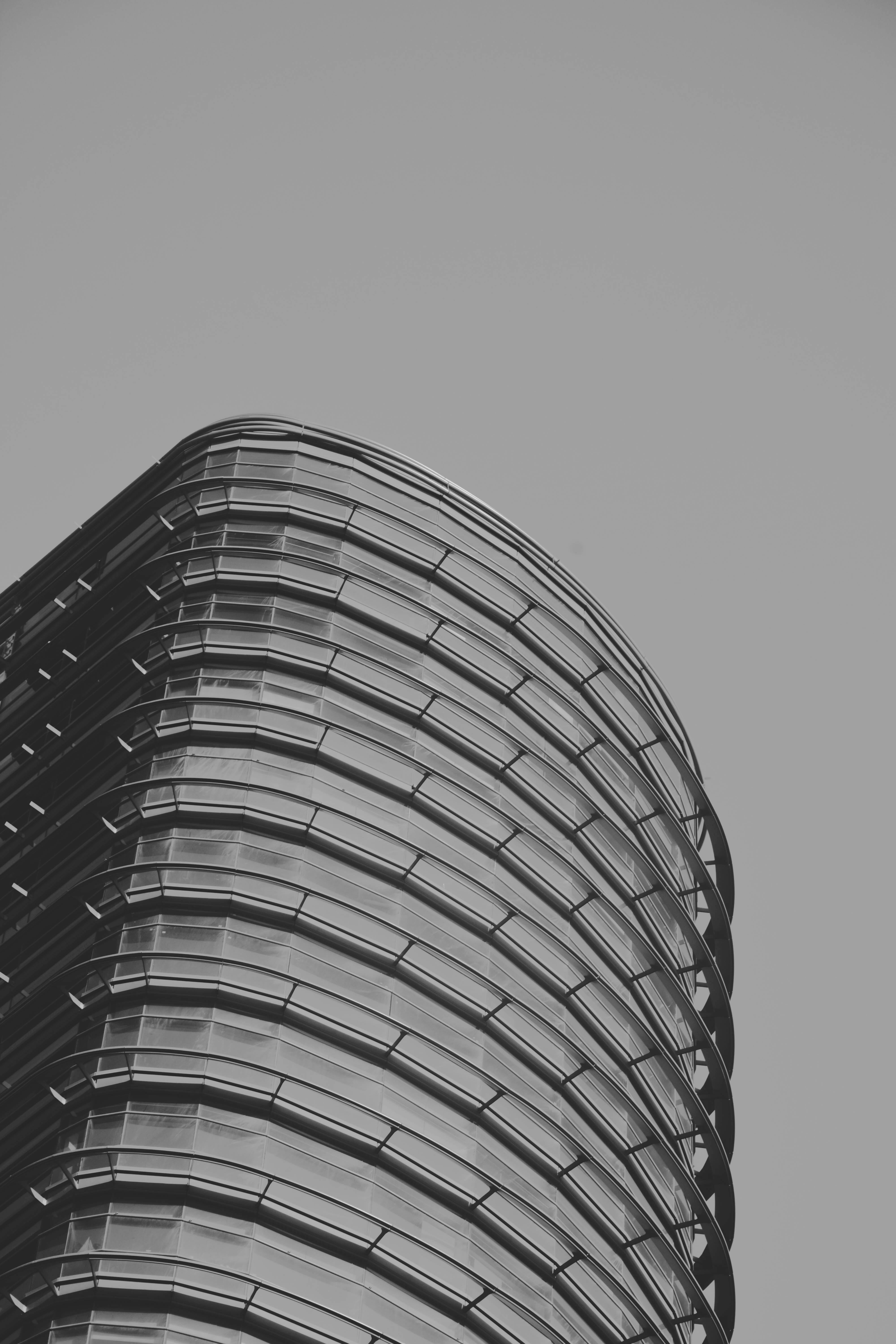 Grayscale Photo of the Evolution Tower in Moscow, Russia · Free Stock Photo