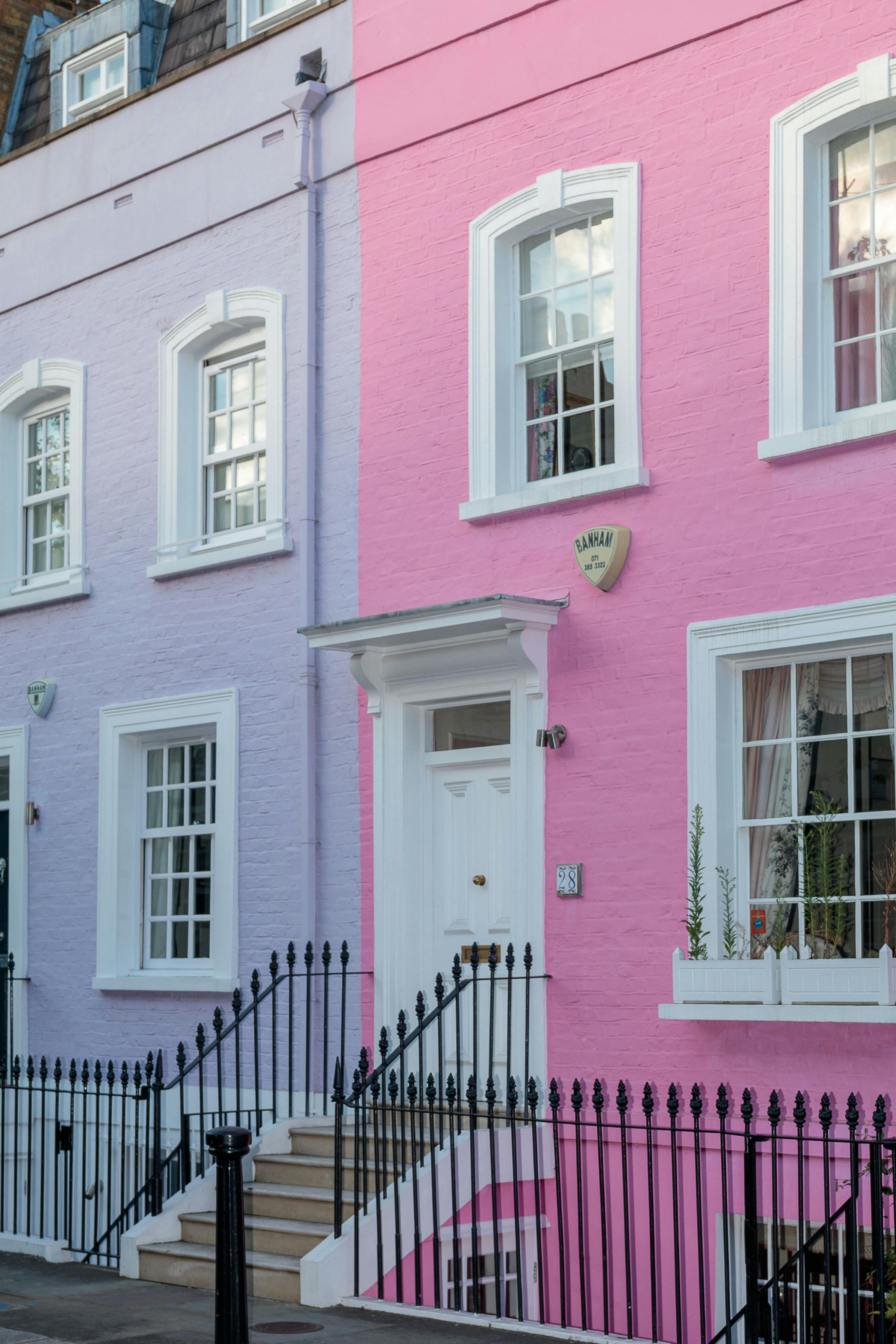 Exterior of a Pink Building · Free Stock Photo