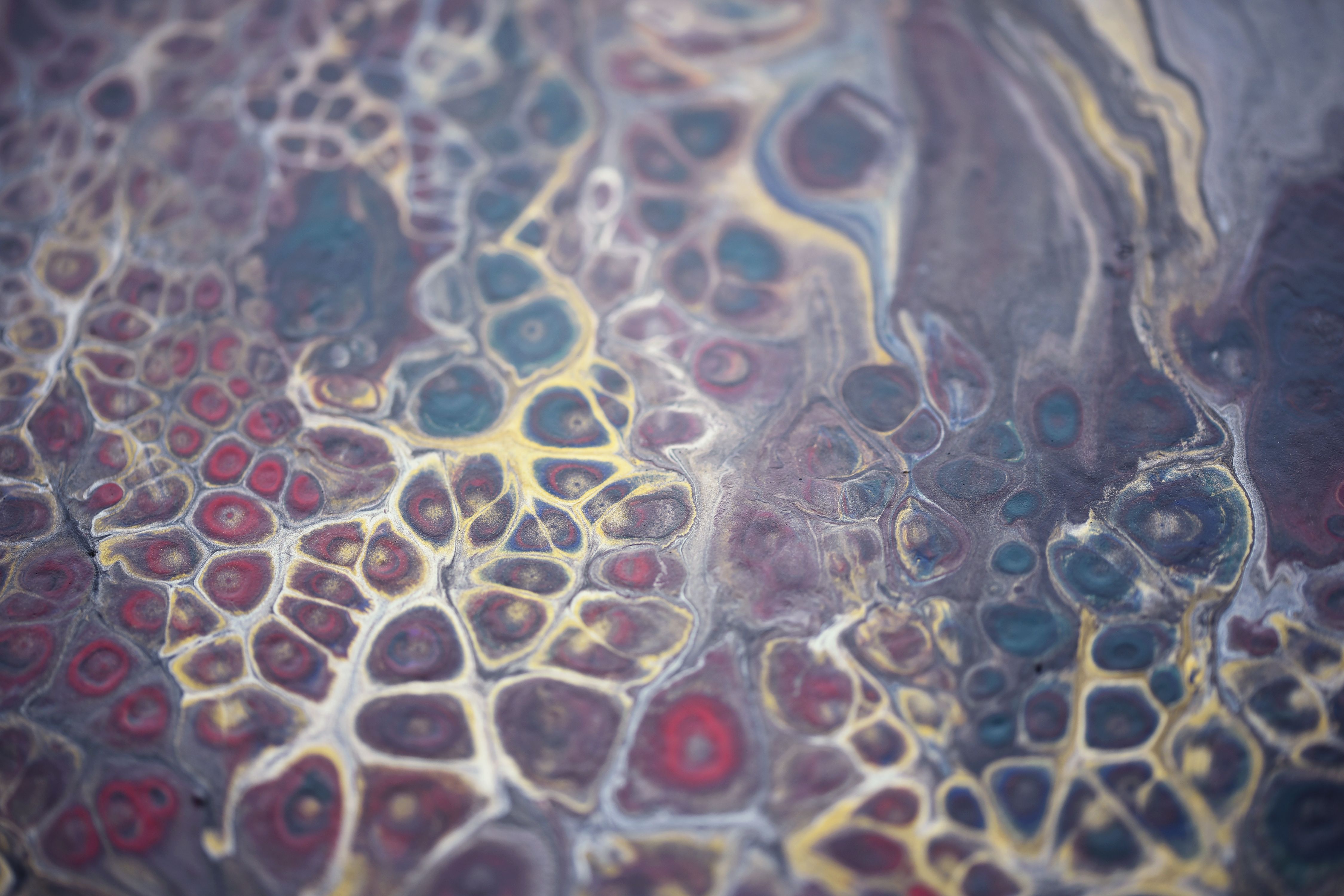 Abstract Painting in Close Up Photography · Free Stock Photo