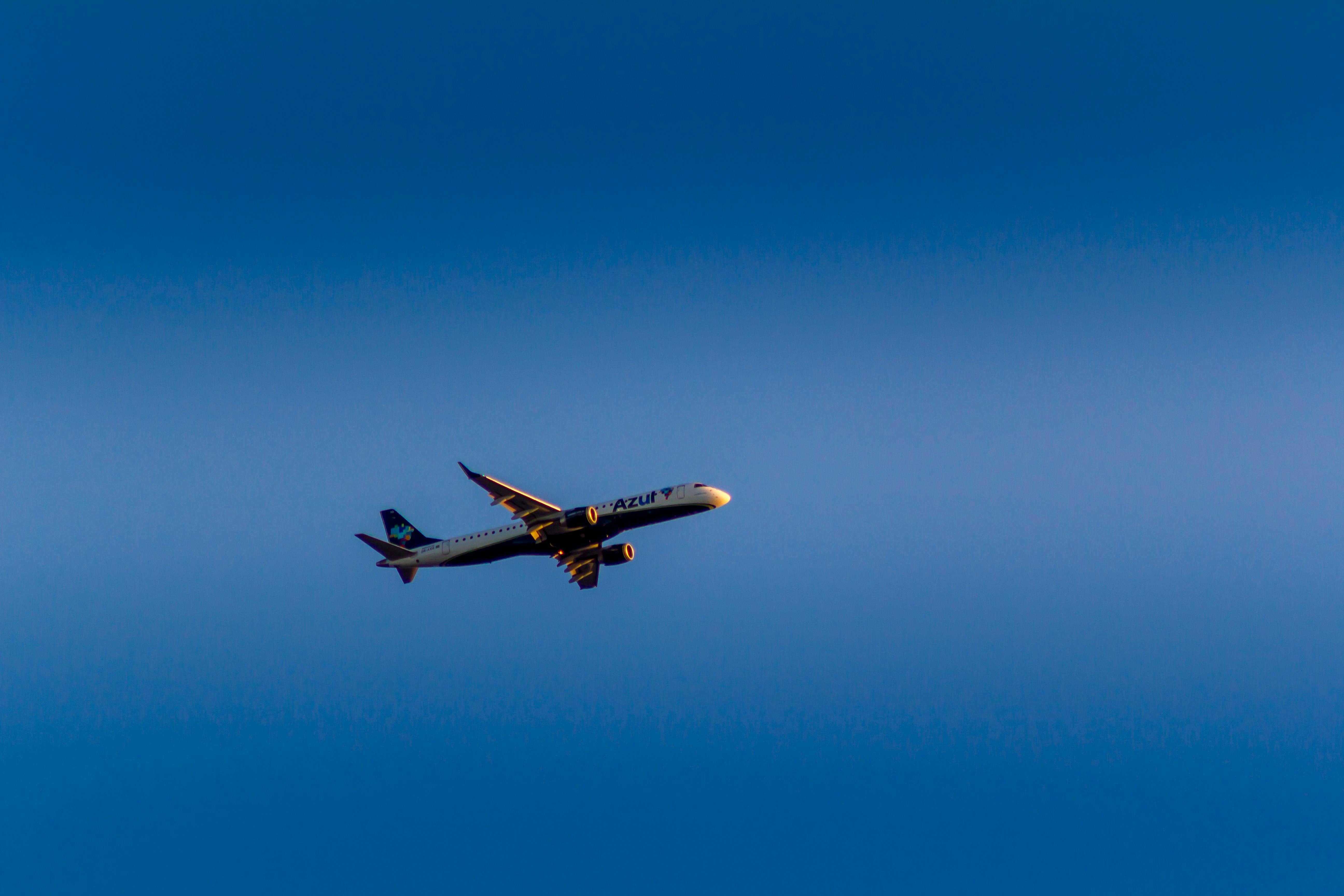 An Airplane Flying · Free Stock Photo