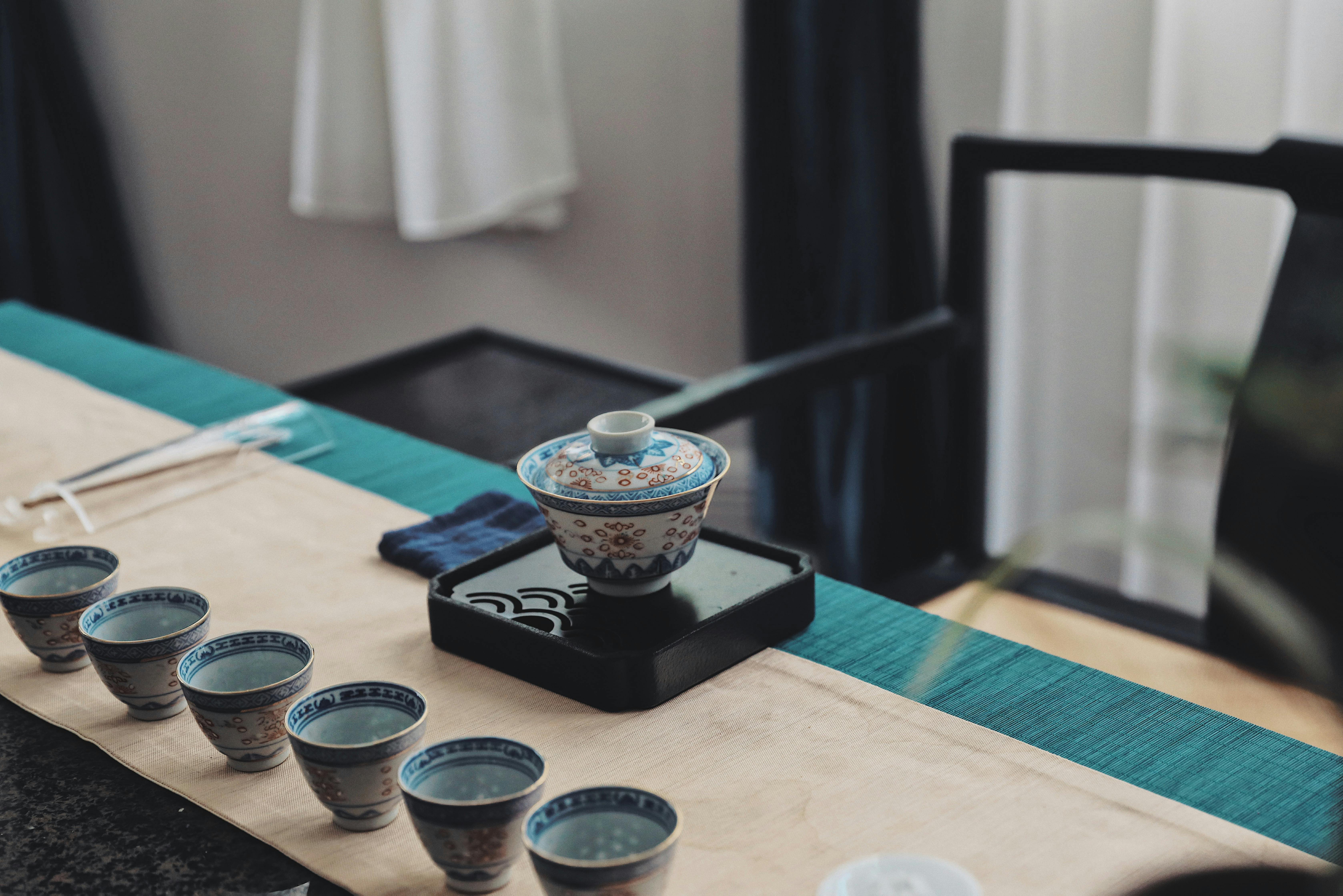 A Tea Set on a Table · Free Stock Photo