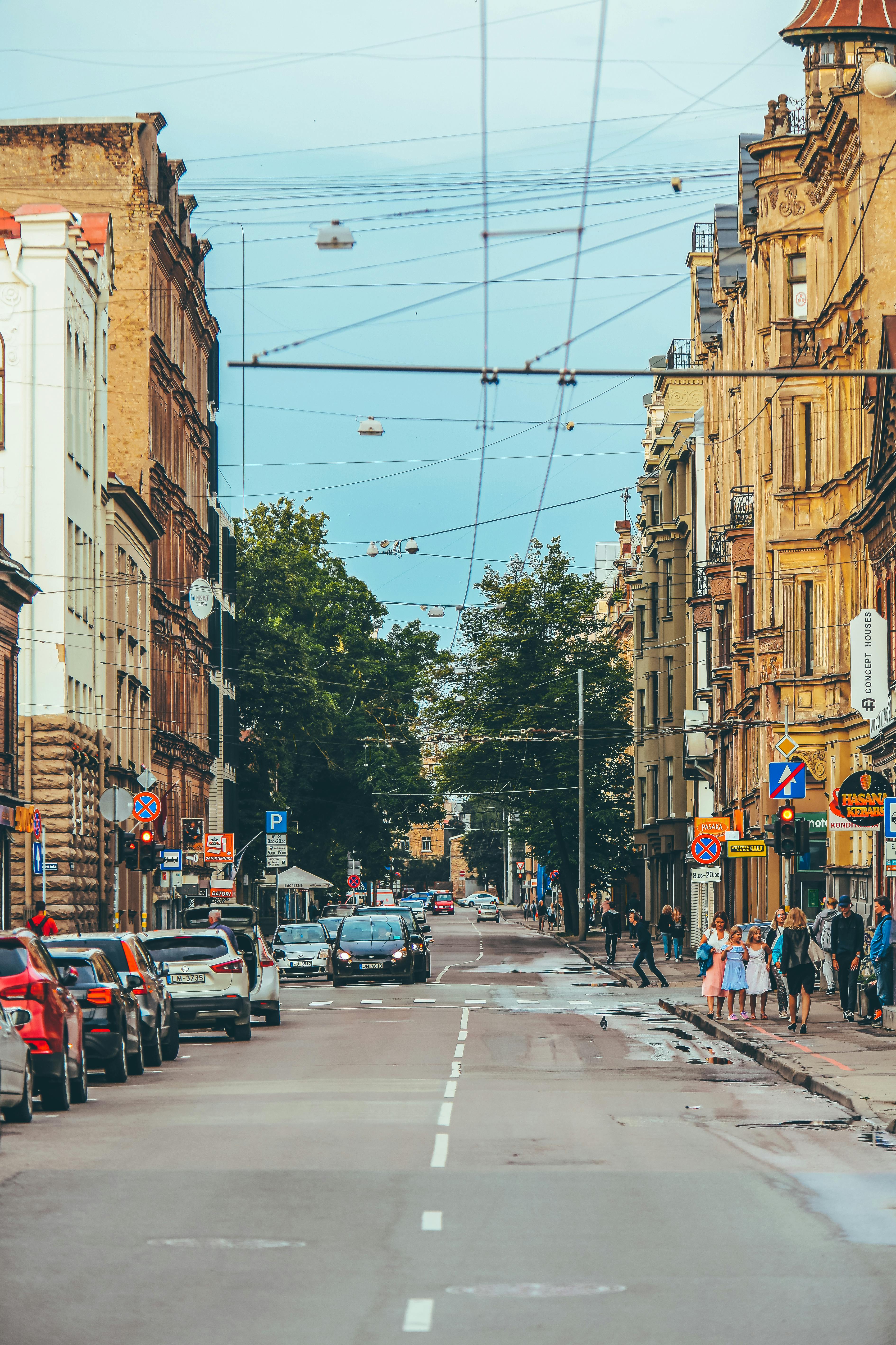 Old Concrete Buildings Along The Street · Free Stock Photo