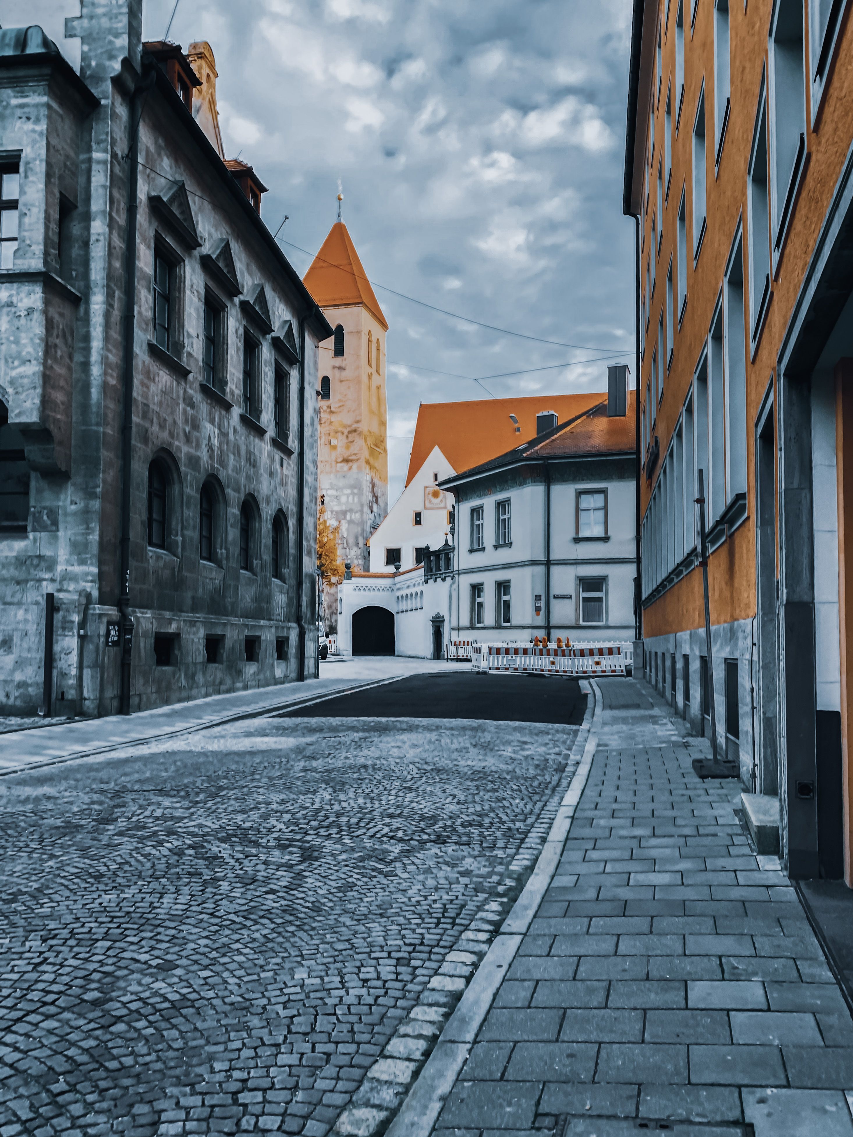 Empty street in old town · Free Stock Photo
