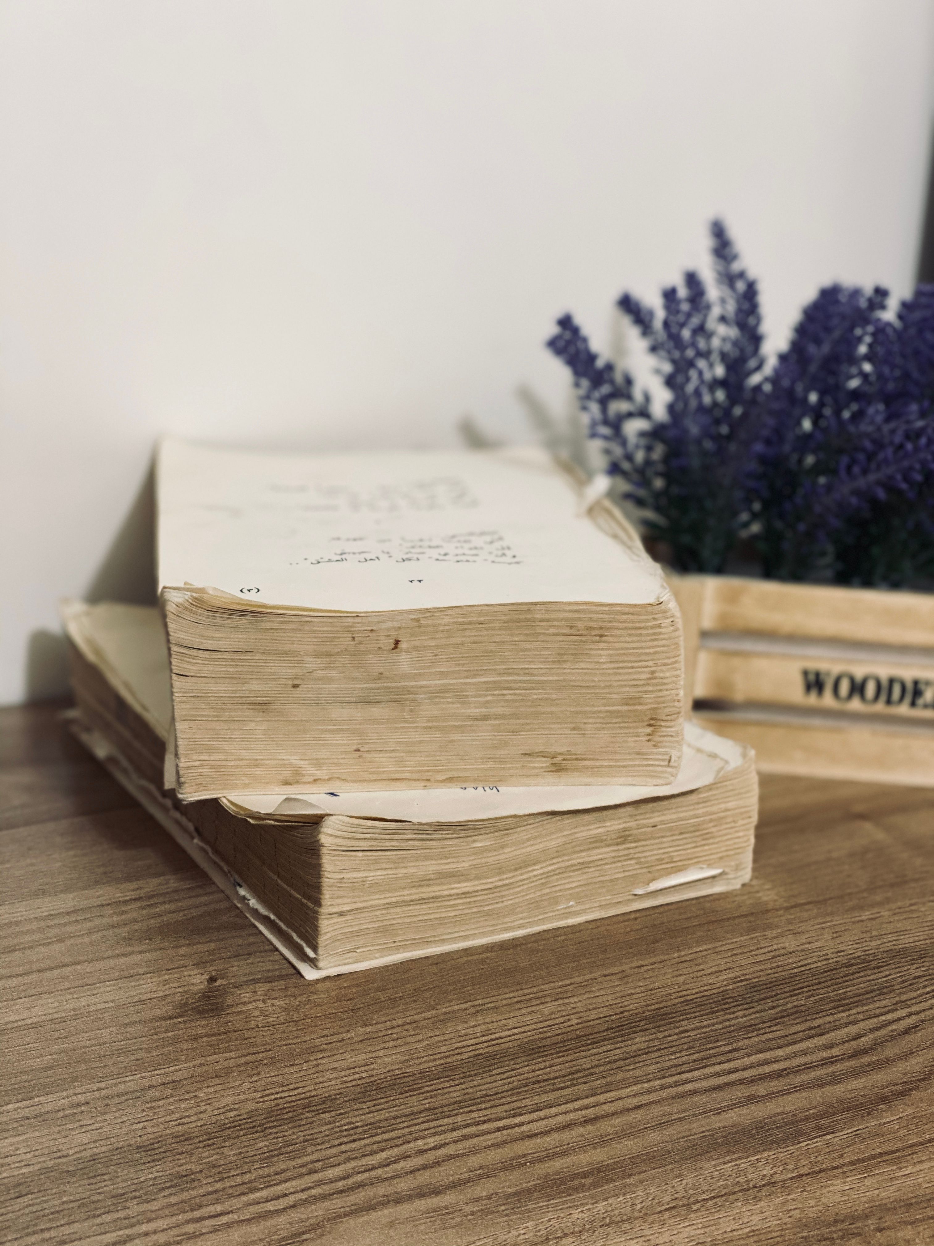 Thick Old Books · Free Stock Photo
