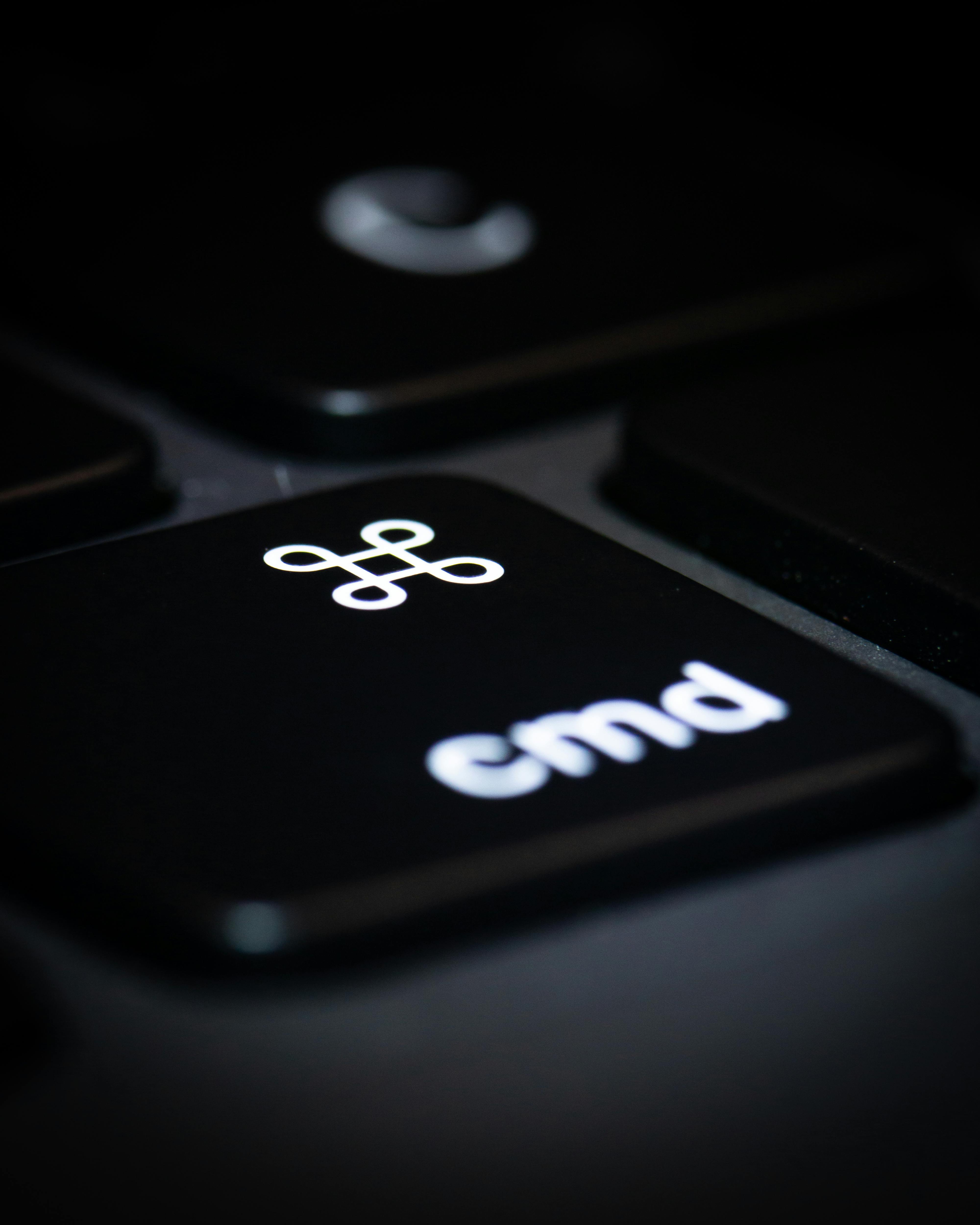 A Close-Up Shot of a Command Key · Free Stock Photo