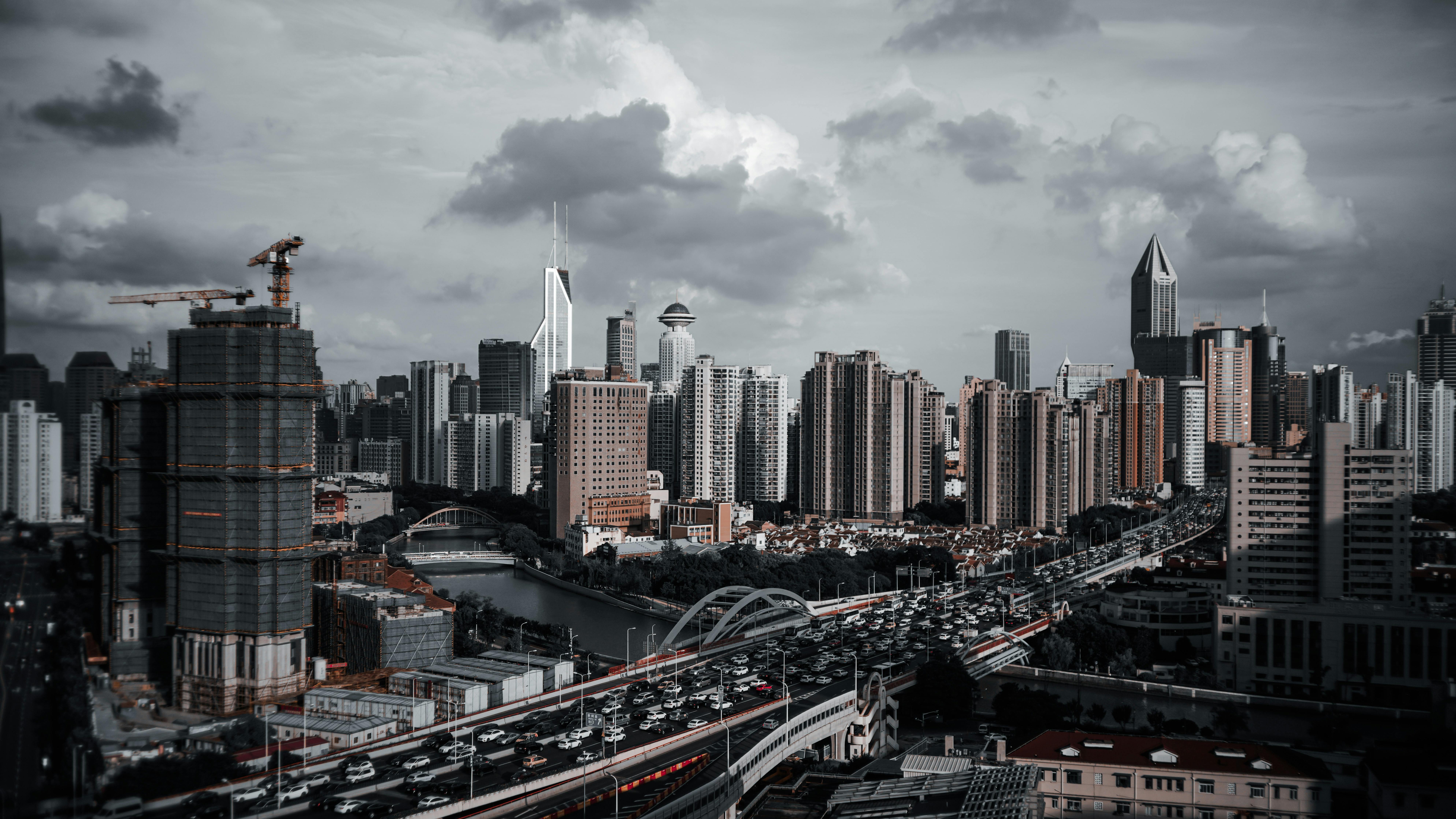 Modern City Panorama · Free Stock Photo