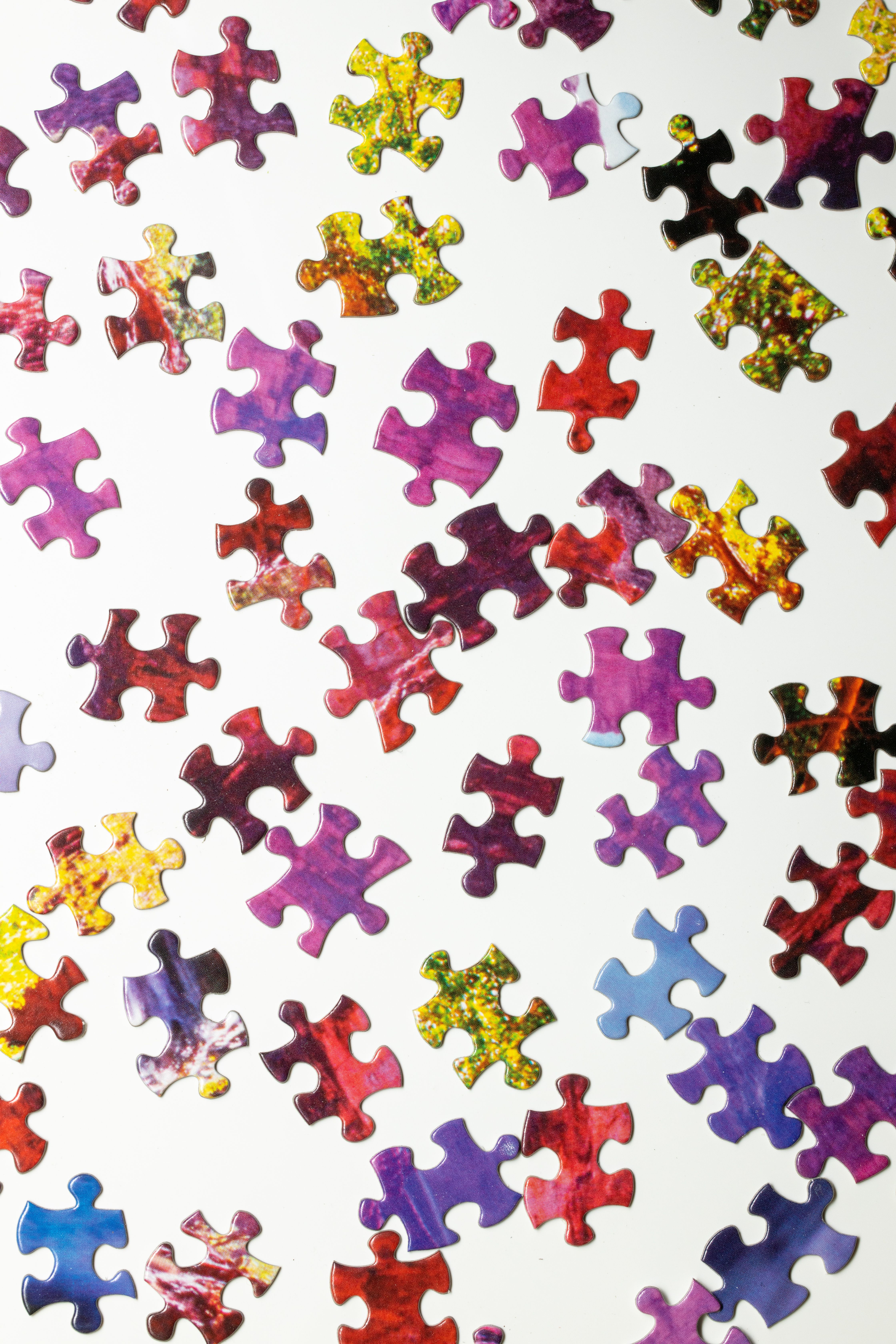 Scattered Jigsaw Puzzles · Free Stock Photo