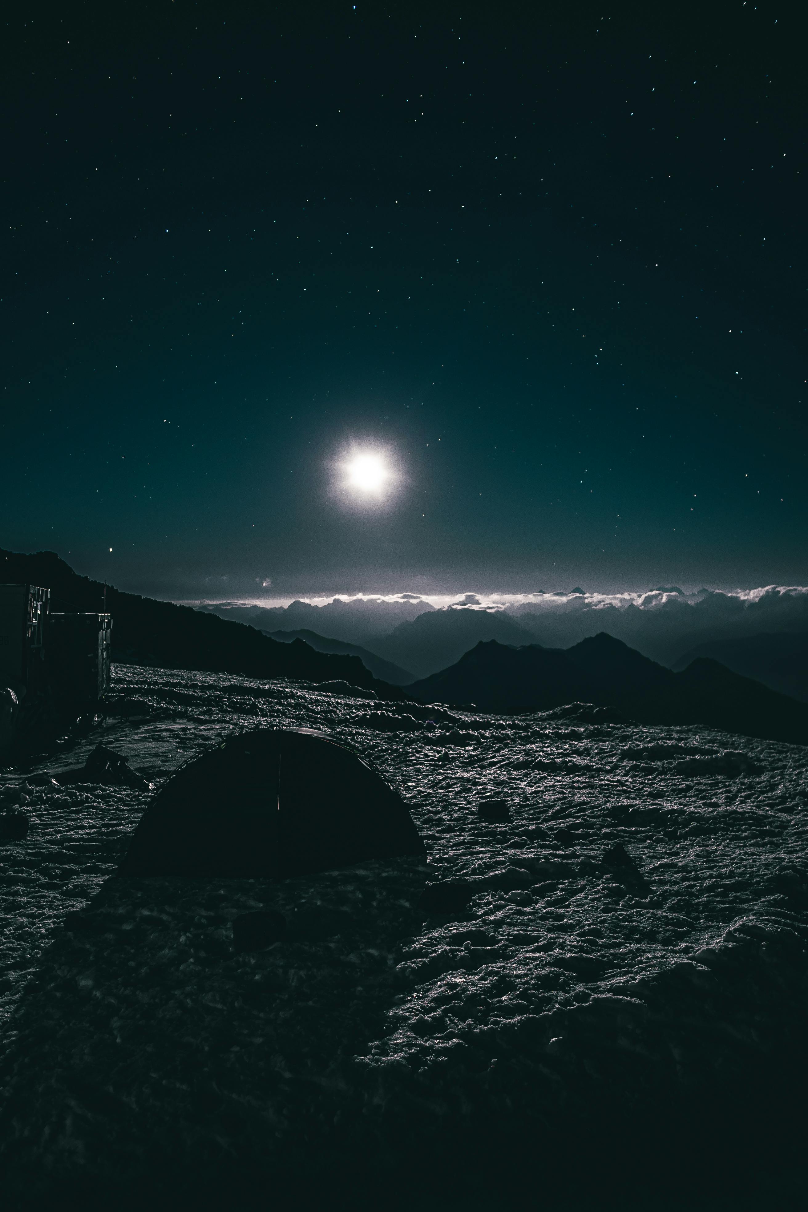 Moon Night Sky Wallpaper 4k - Infoupdate.org