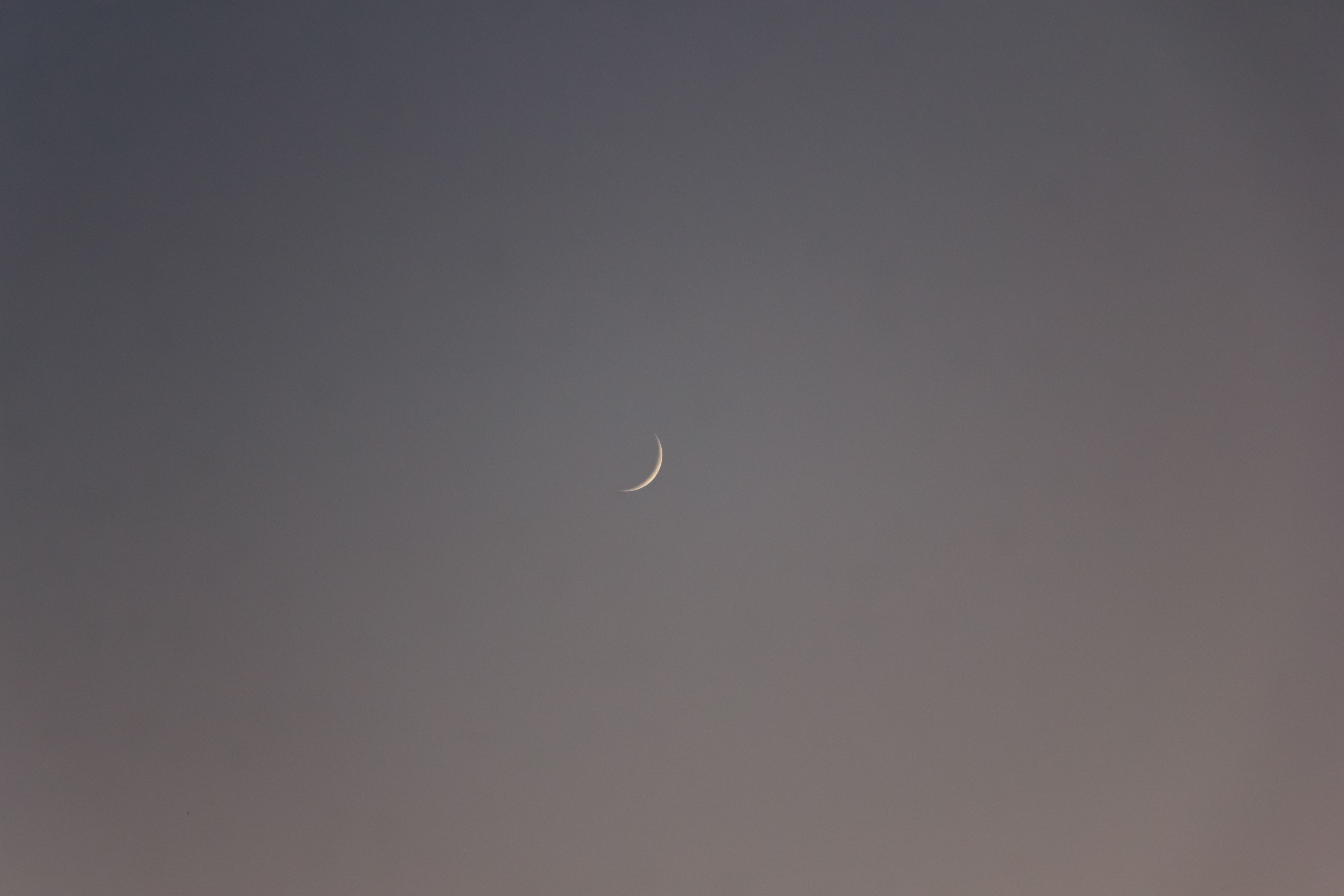 The Waxing Crescent Moon · Free Stock Photo