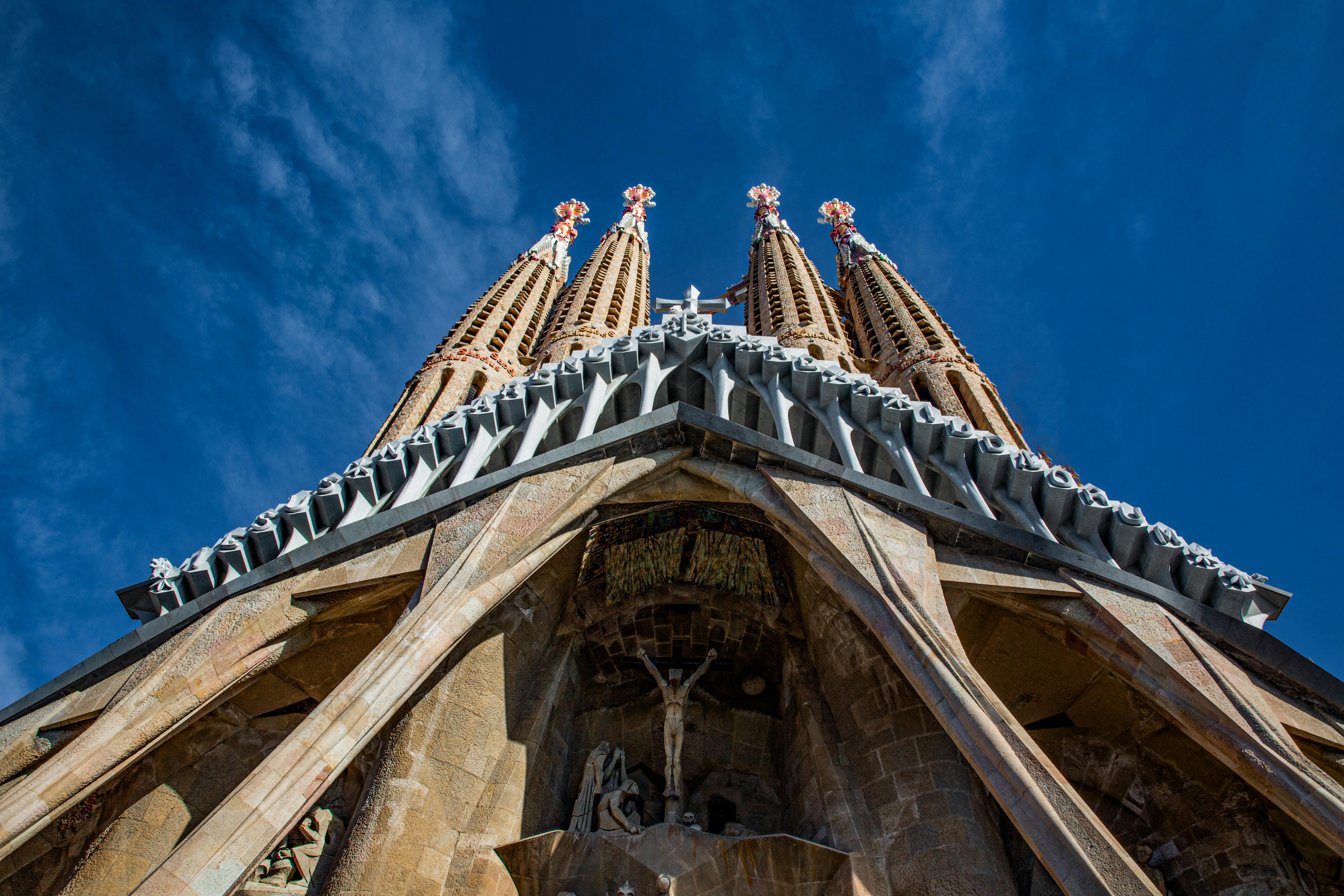 Clear Sky over Cathedral · Free Stock Photo