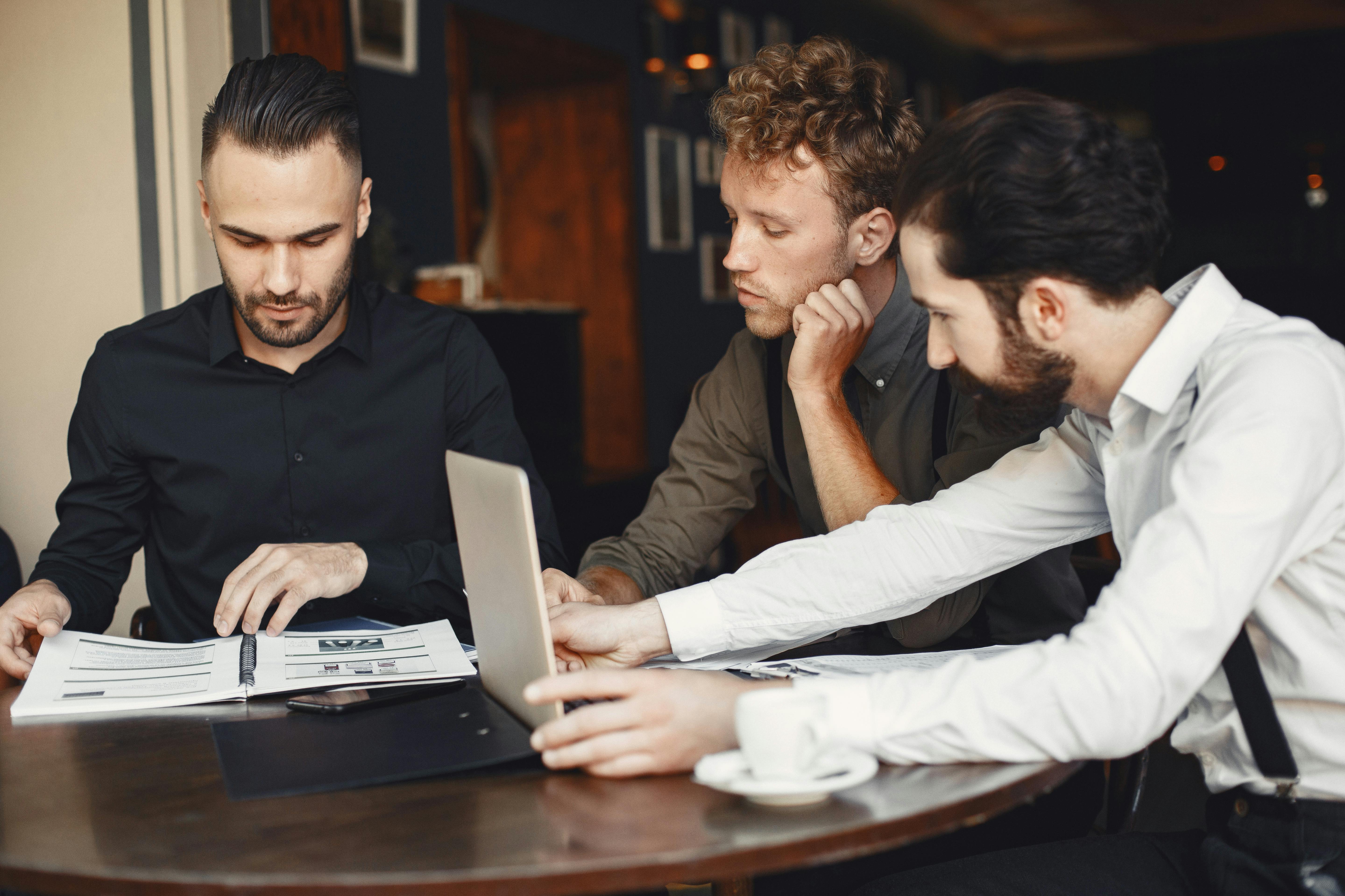 Men Wearing Dress Shirts Working Together · Free Stock Photo