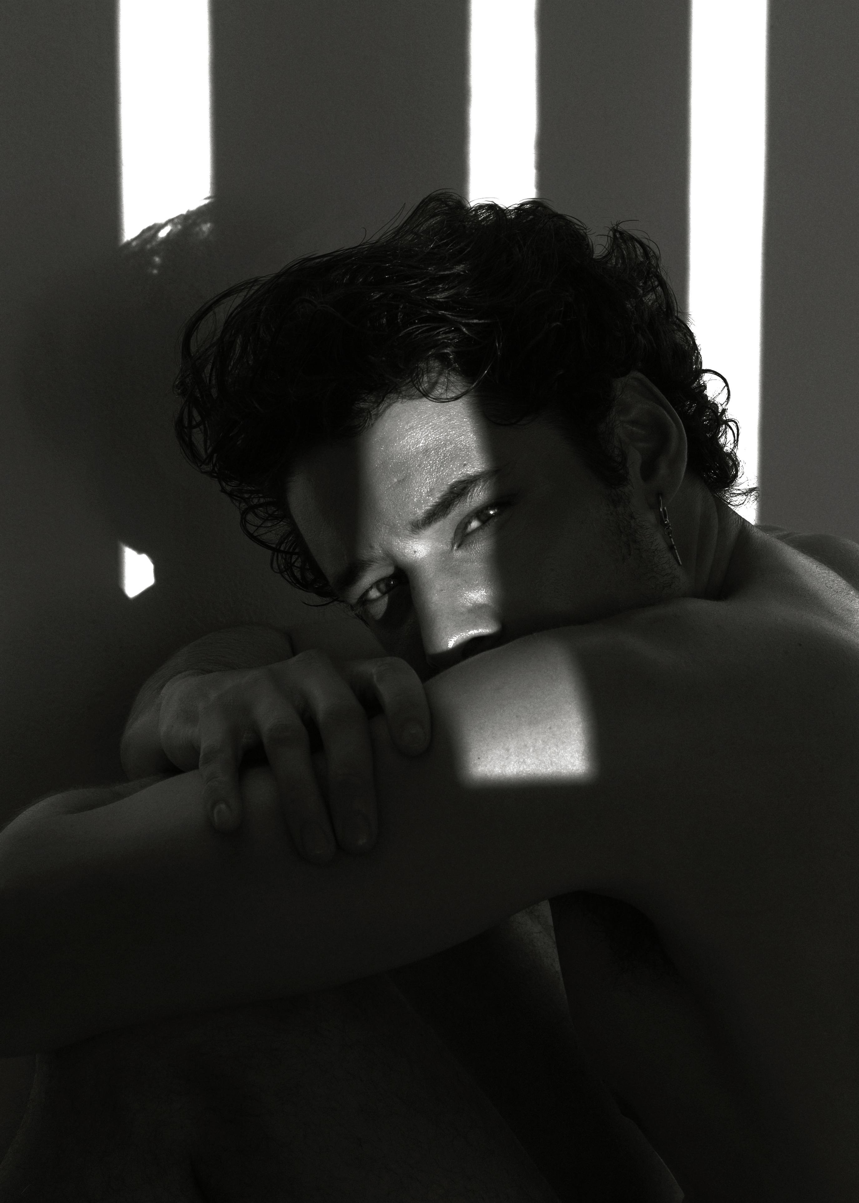 Grayscale Photo Of Three Men Walking Inside Building · Free Stock Photo