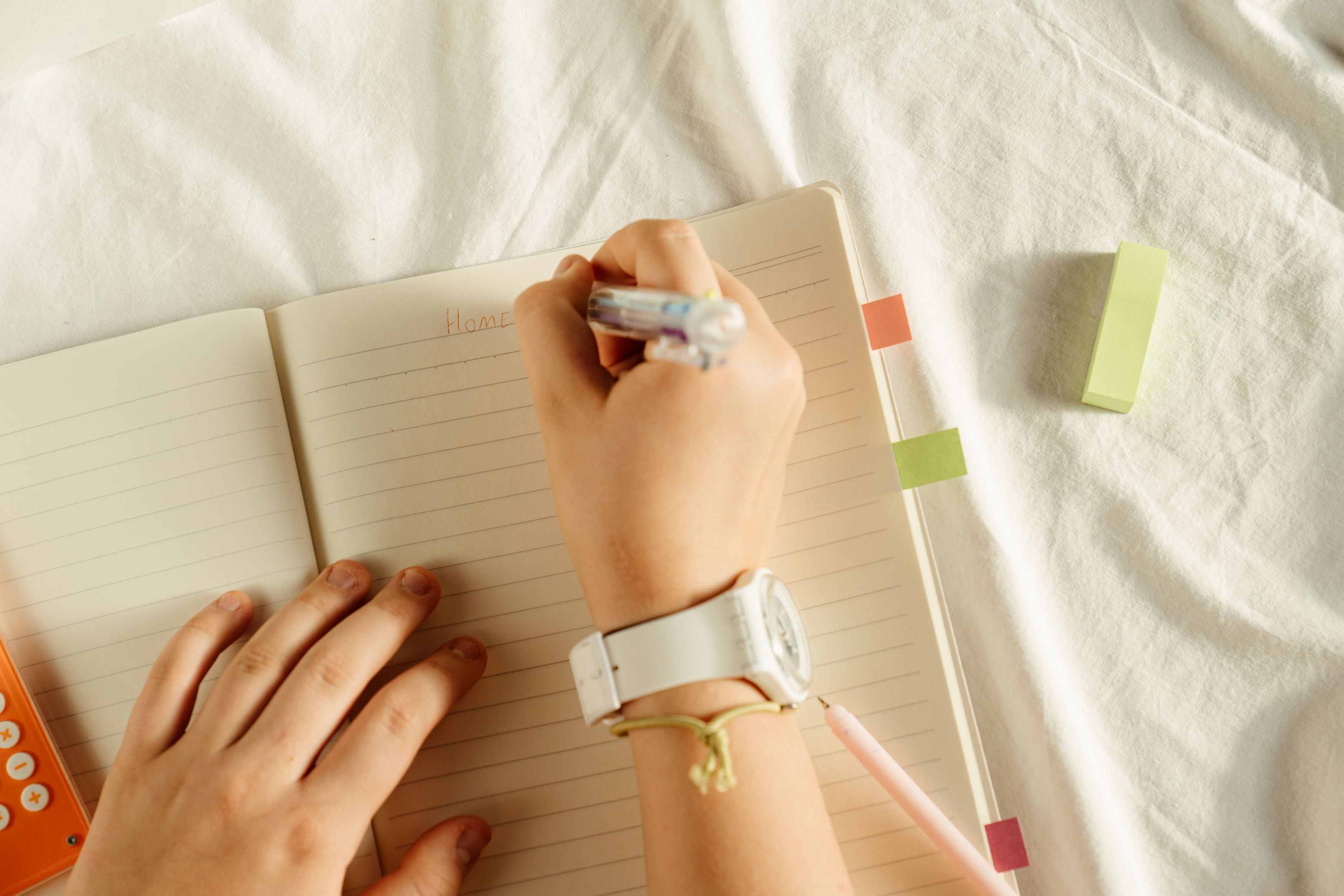 Person Holding a Pen · Free Stock Photo