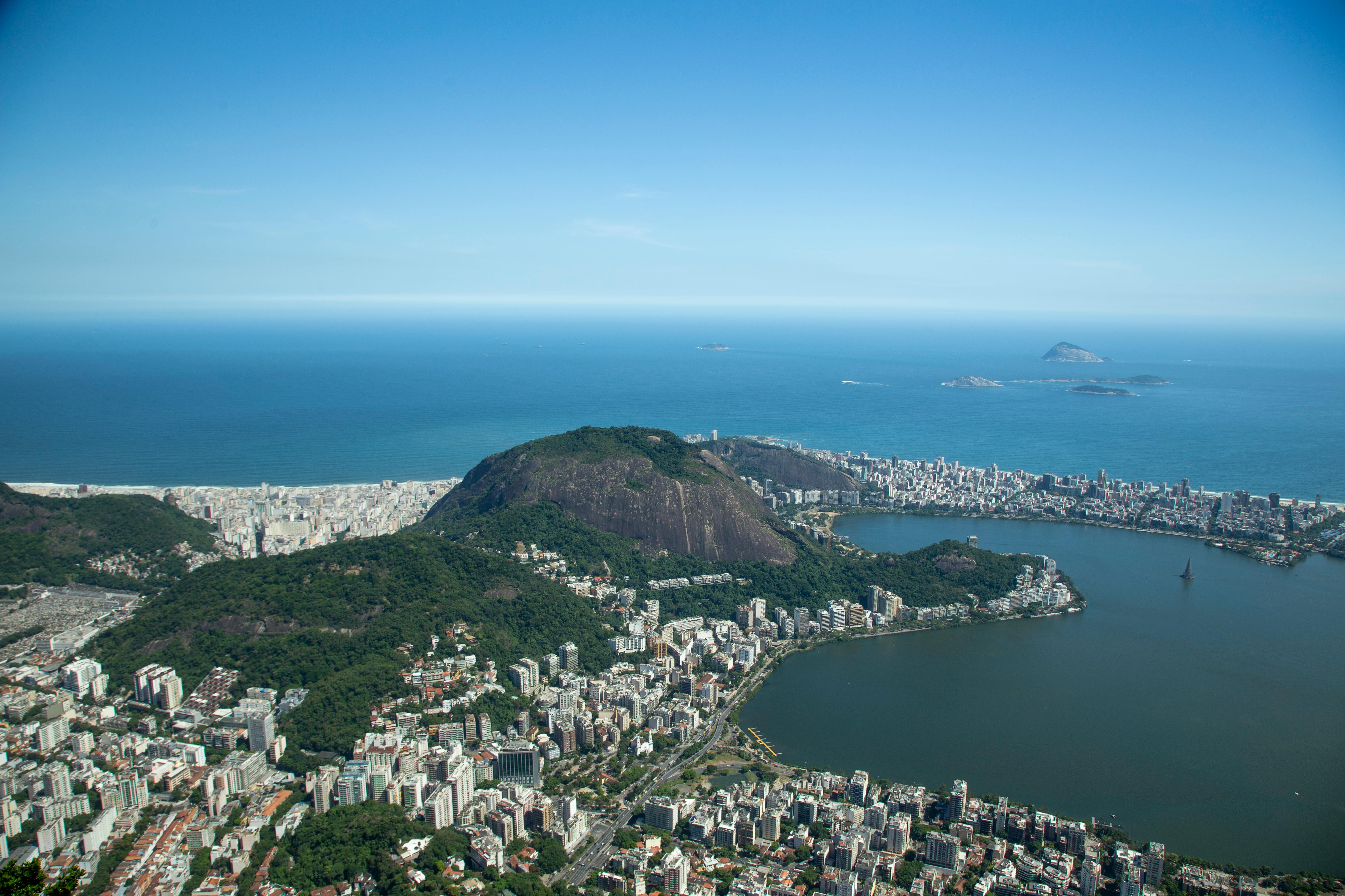 Aerial View of City Near Water · Free Stock Photo