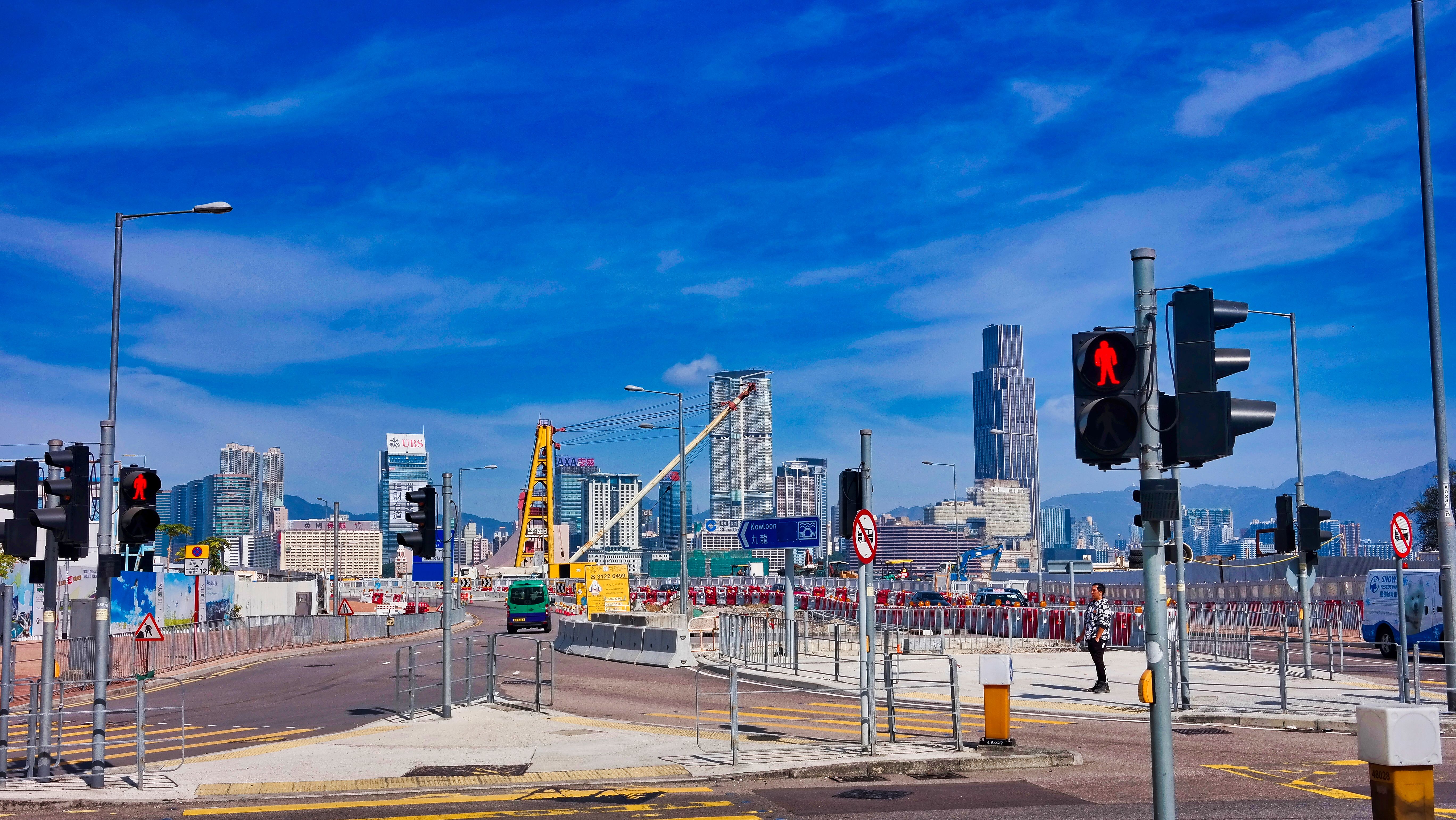 Blue Sky over a City · Free Stock Photo