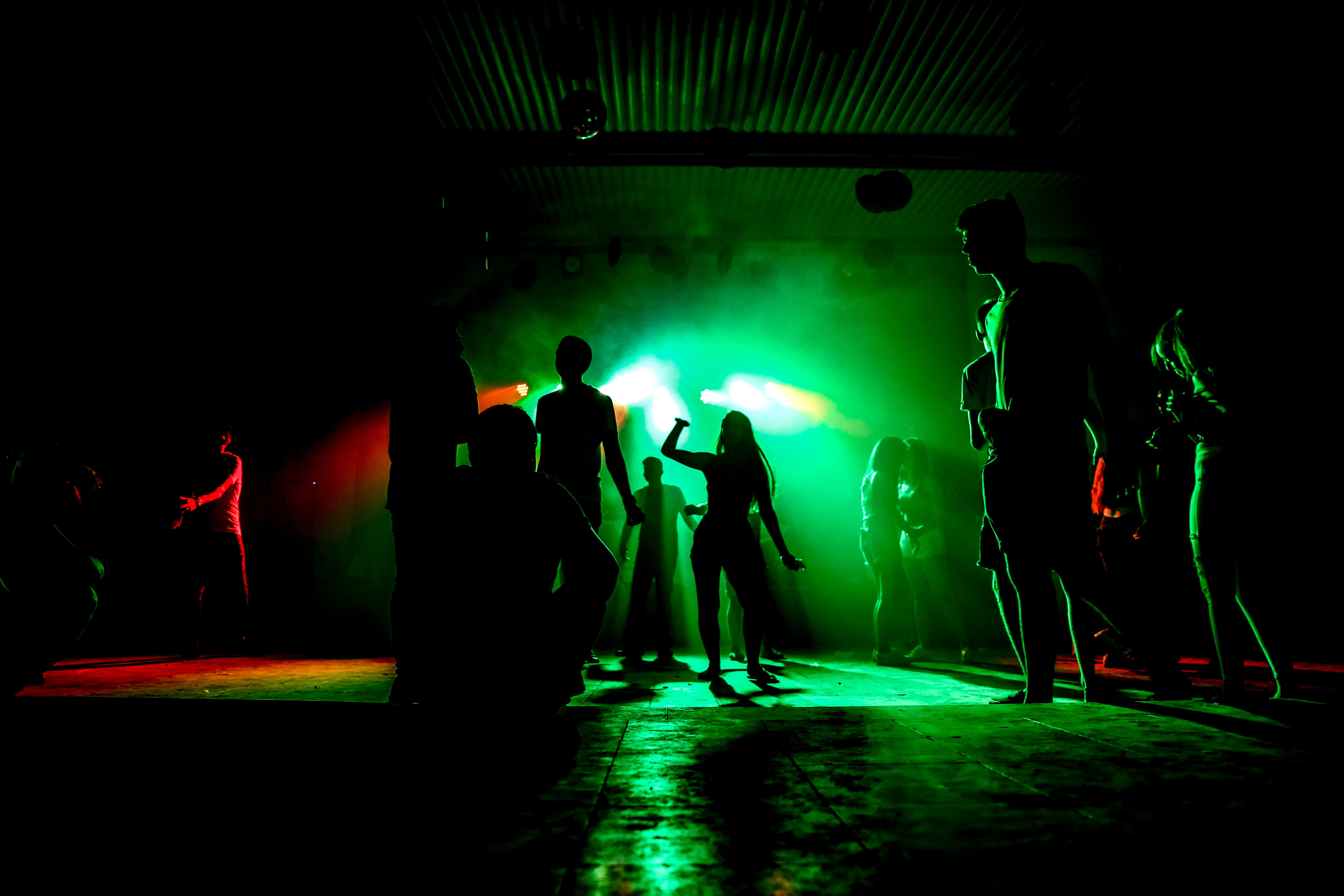 Man in Full Suit Dancing in Nightclub · Free Stock Photo