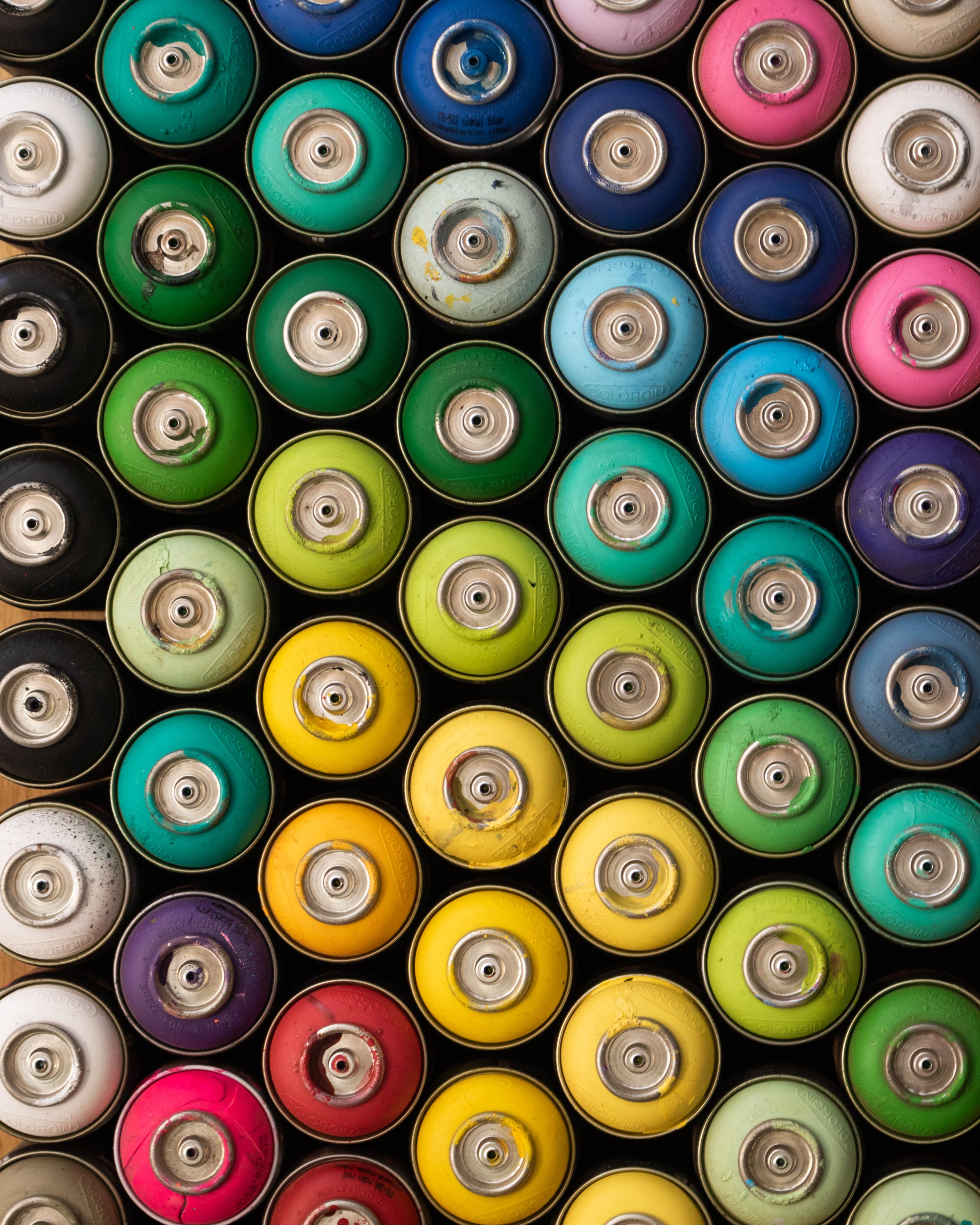 Pile of Spray Paint · Free Stock Photo
