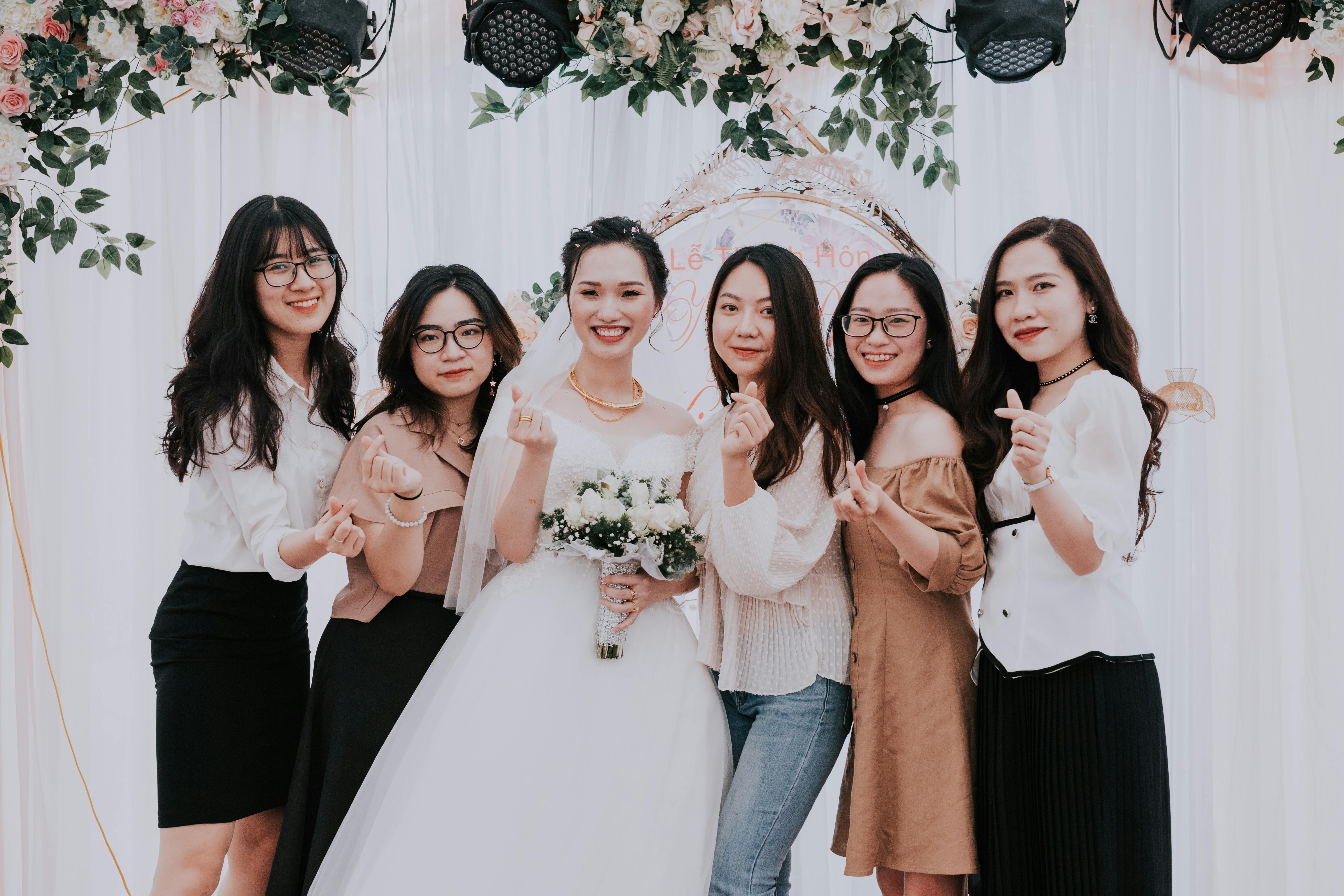 Happy women on wedding celebration · Free Stock Photo