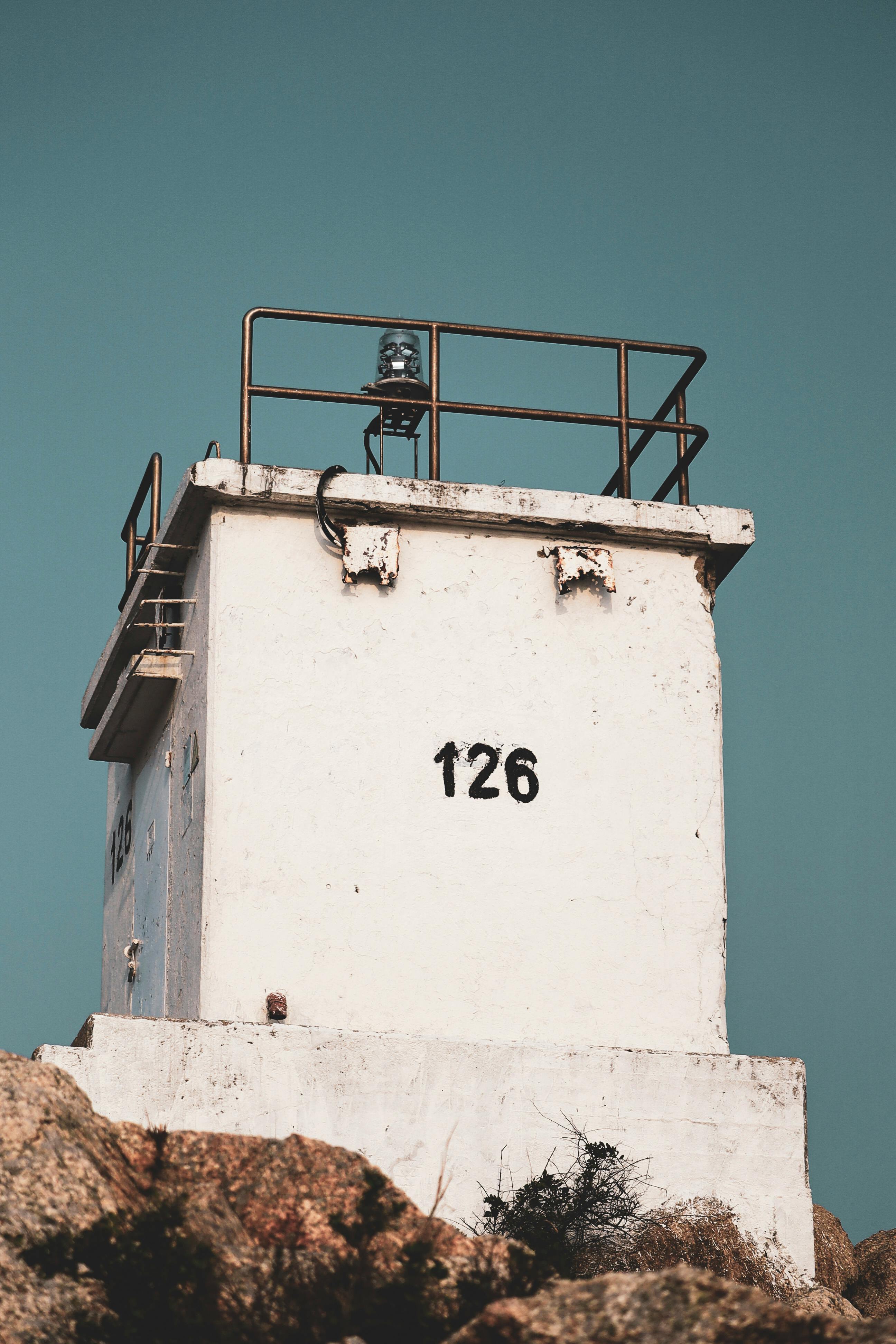 White Square Lighthouse · Free Stock Photo