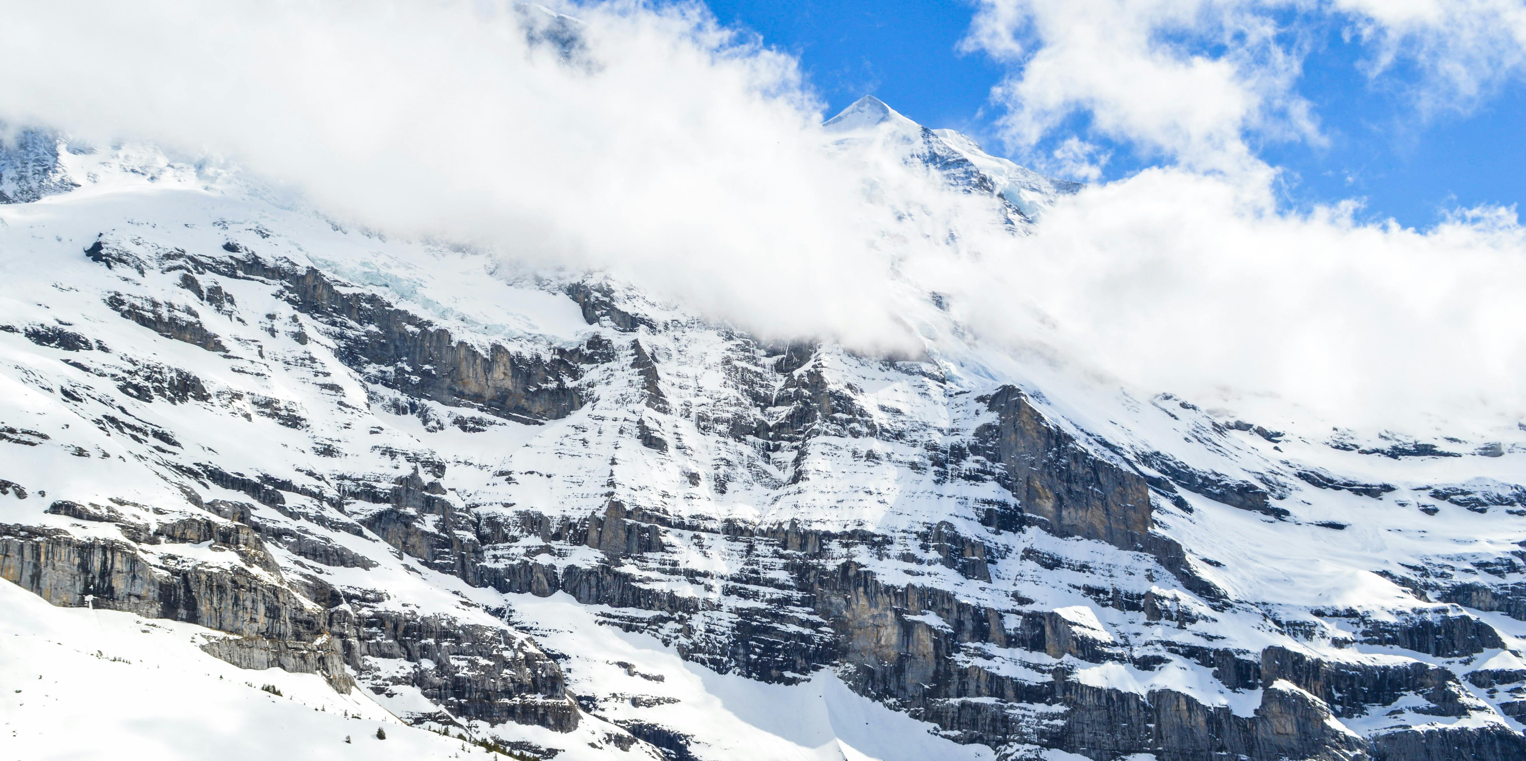 Snowy Mountain From Below Photos, Download The BEST Free Snowy Mountain ...