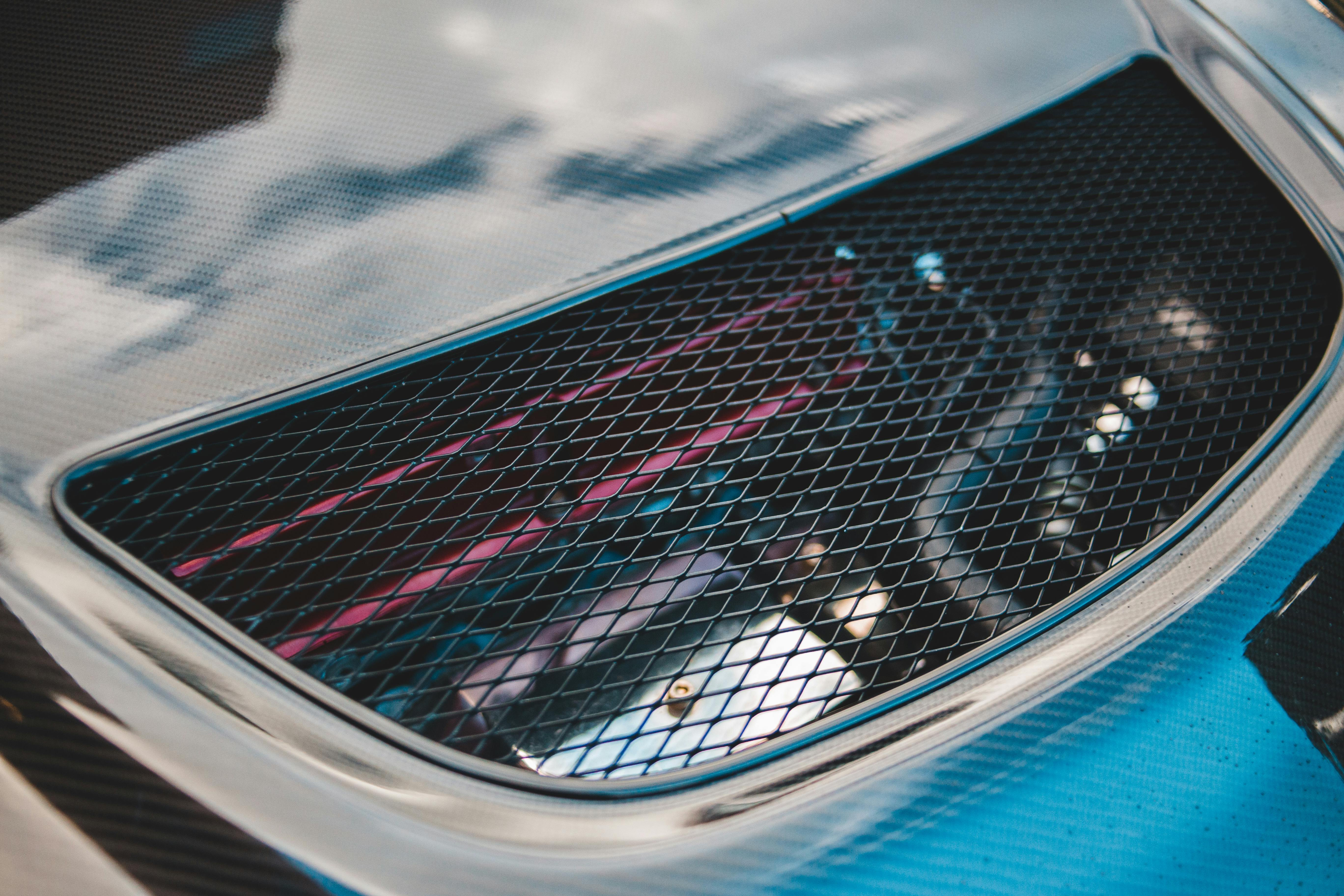 Greyscale Photography of Car Engine · Free Stock Photo