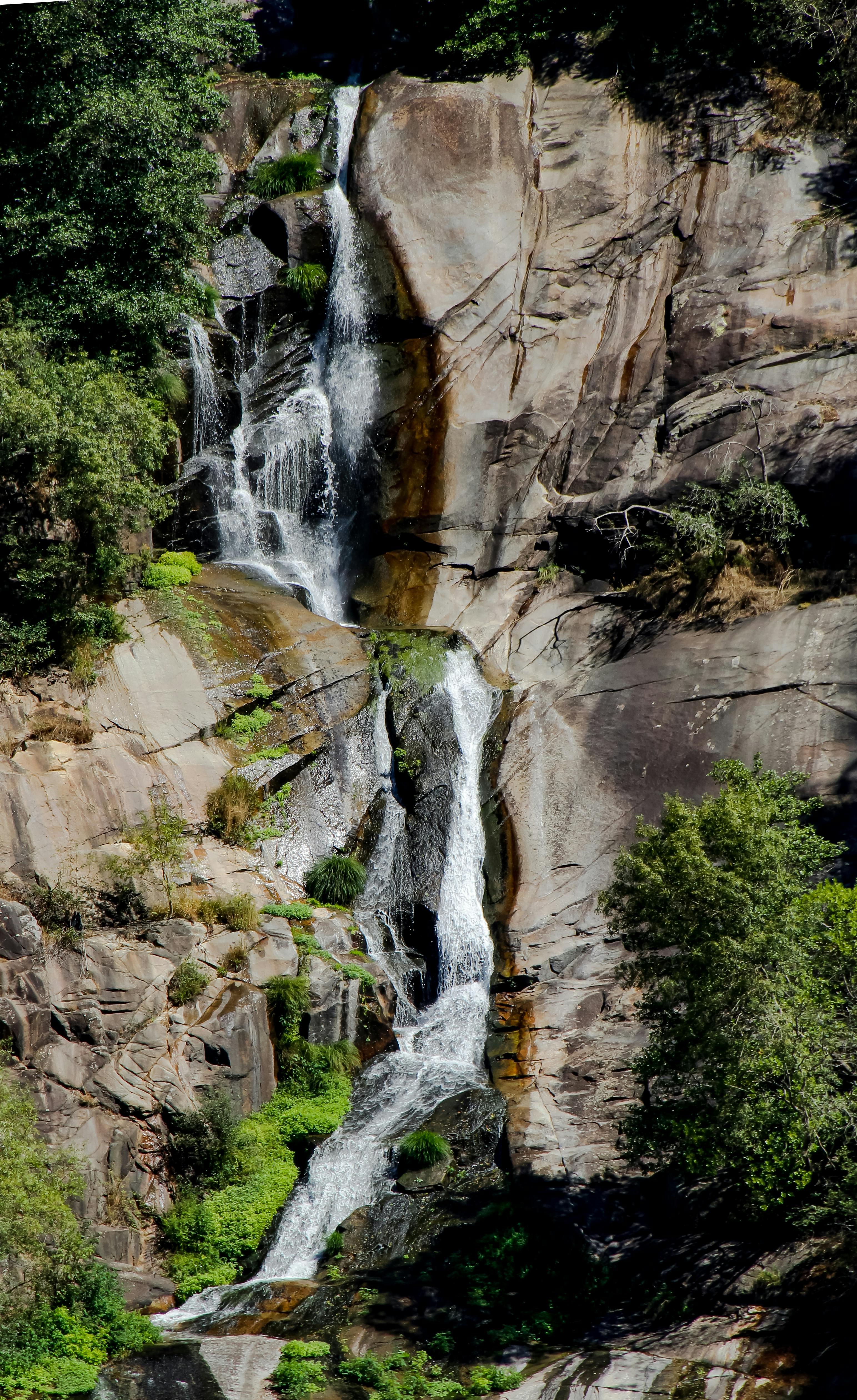 Waterfall Water Flowing trough Rocks · Free Stock Photo