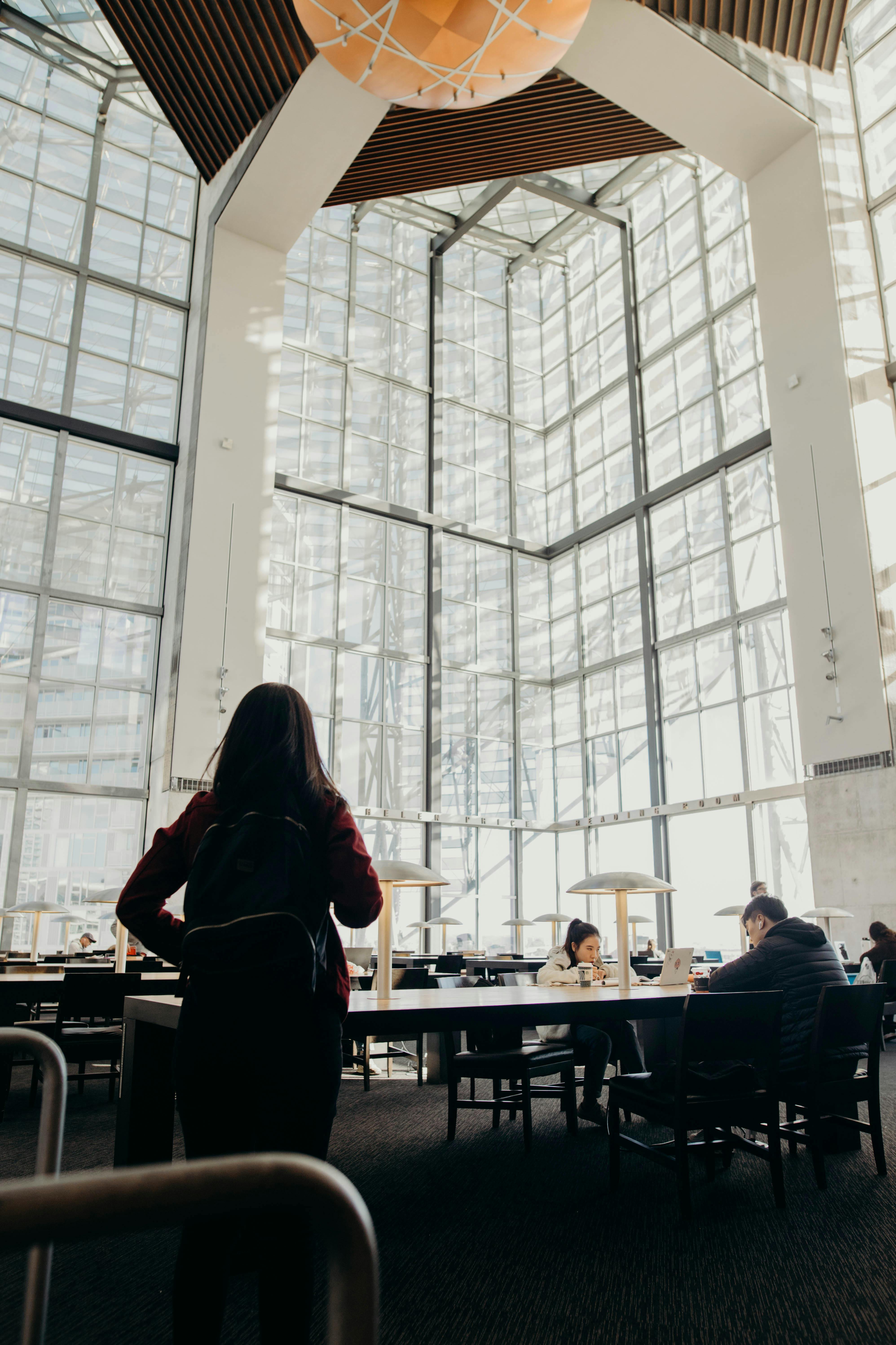 A Library with High Ceilings · Free Stock Photo