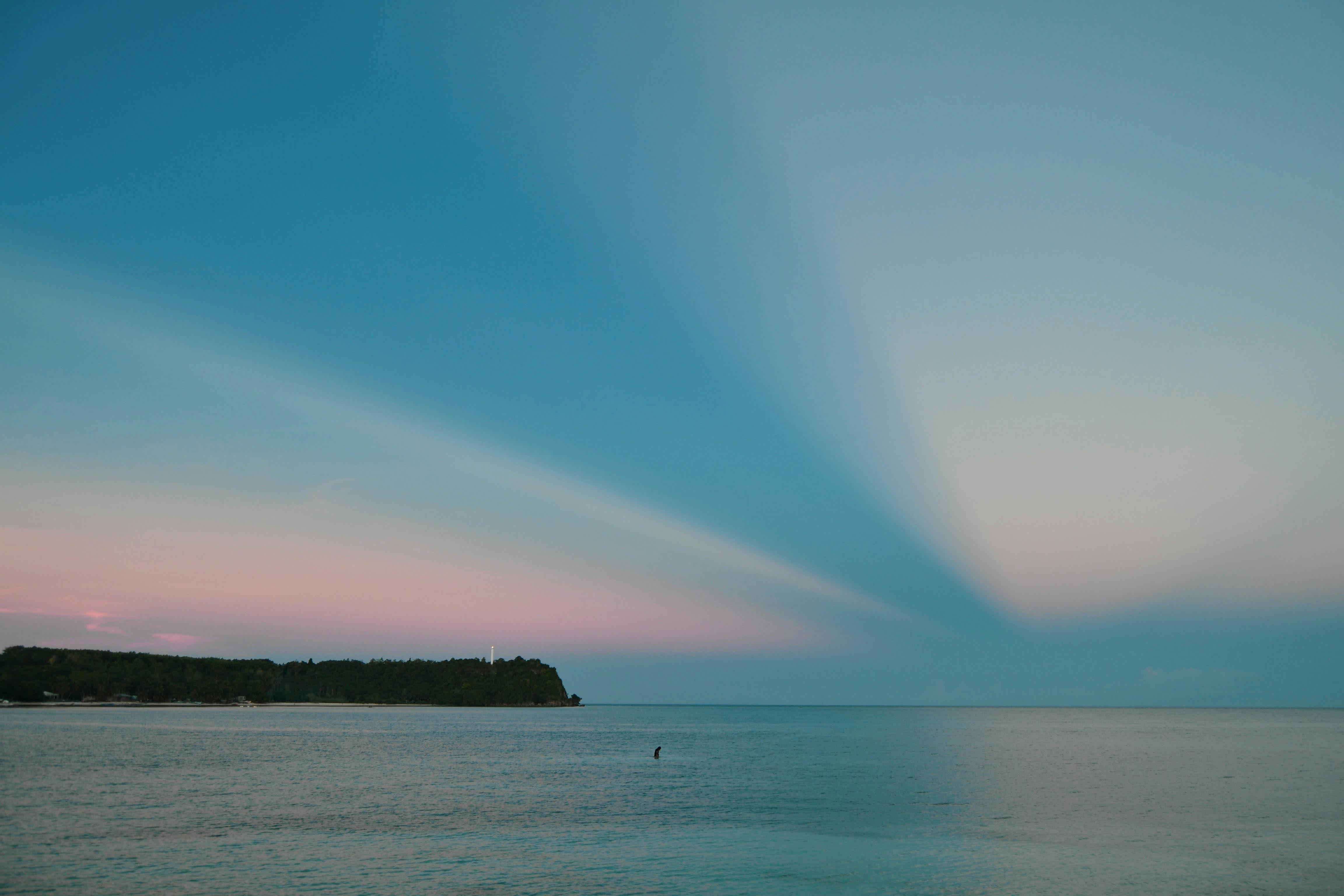 Blue Sky over Ocean · Free Stock Photo