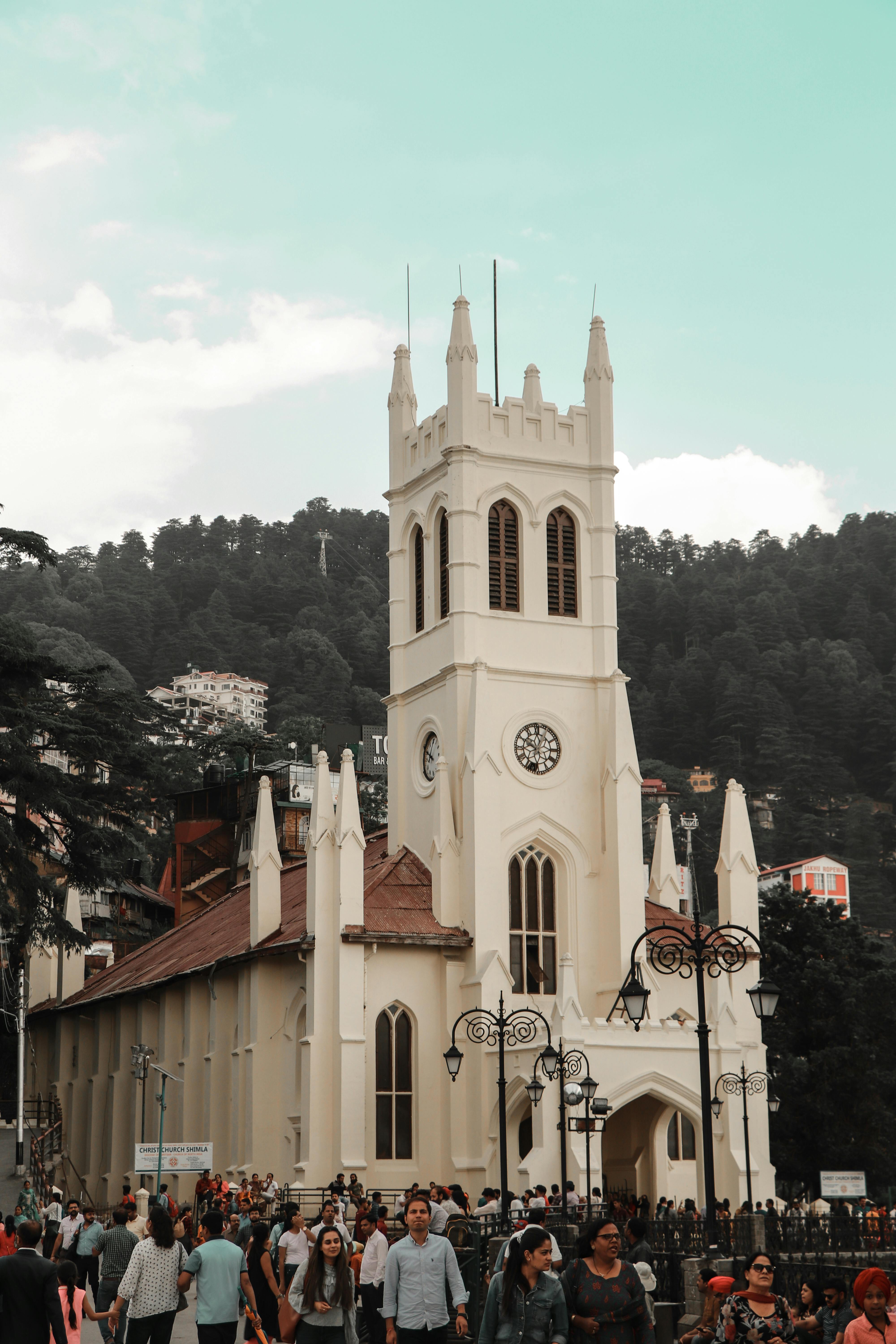 Facade of a Shimla Church · Free Stock Photo