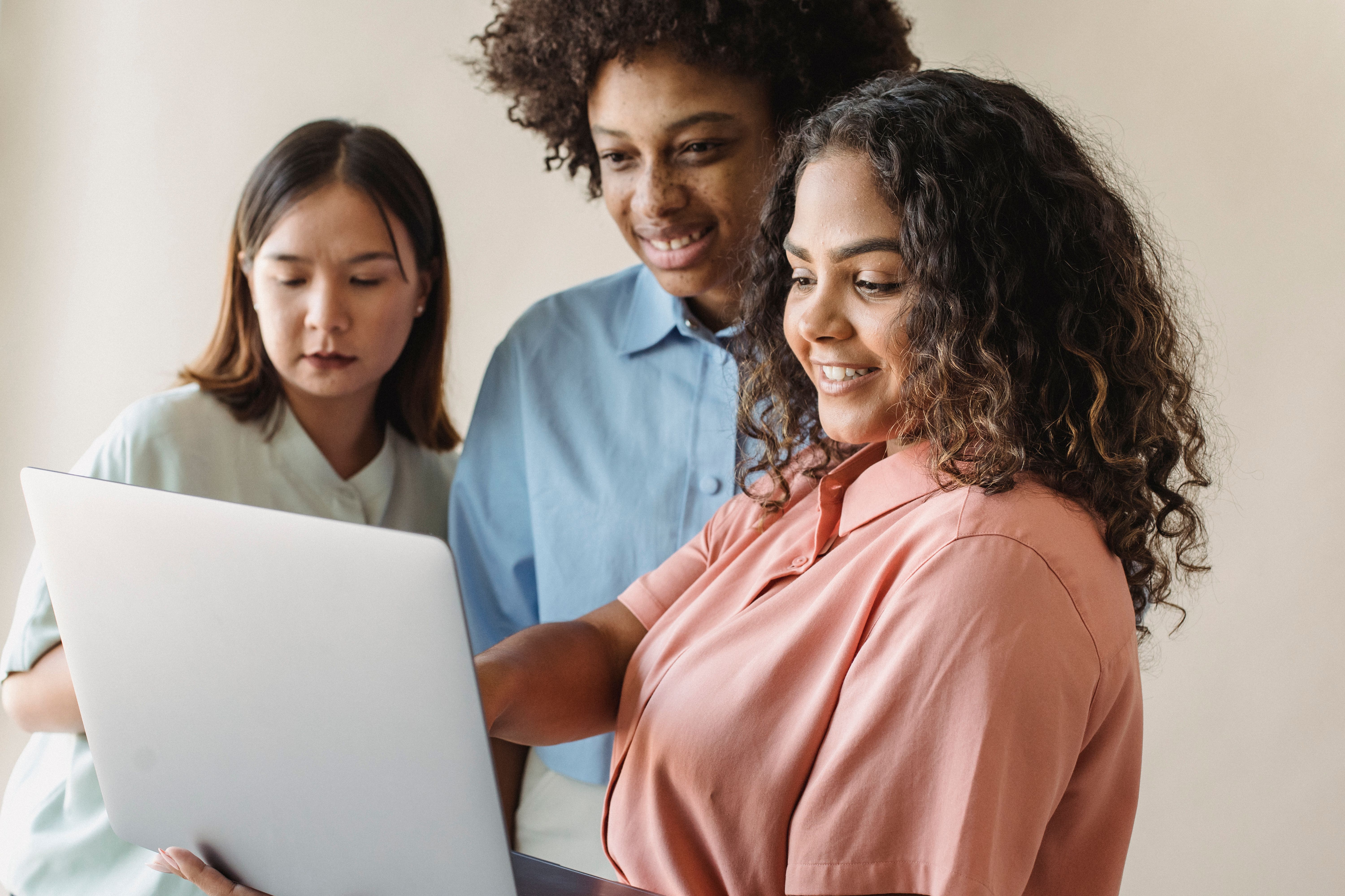 People Looking at Laptop · Free Stock Photo