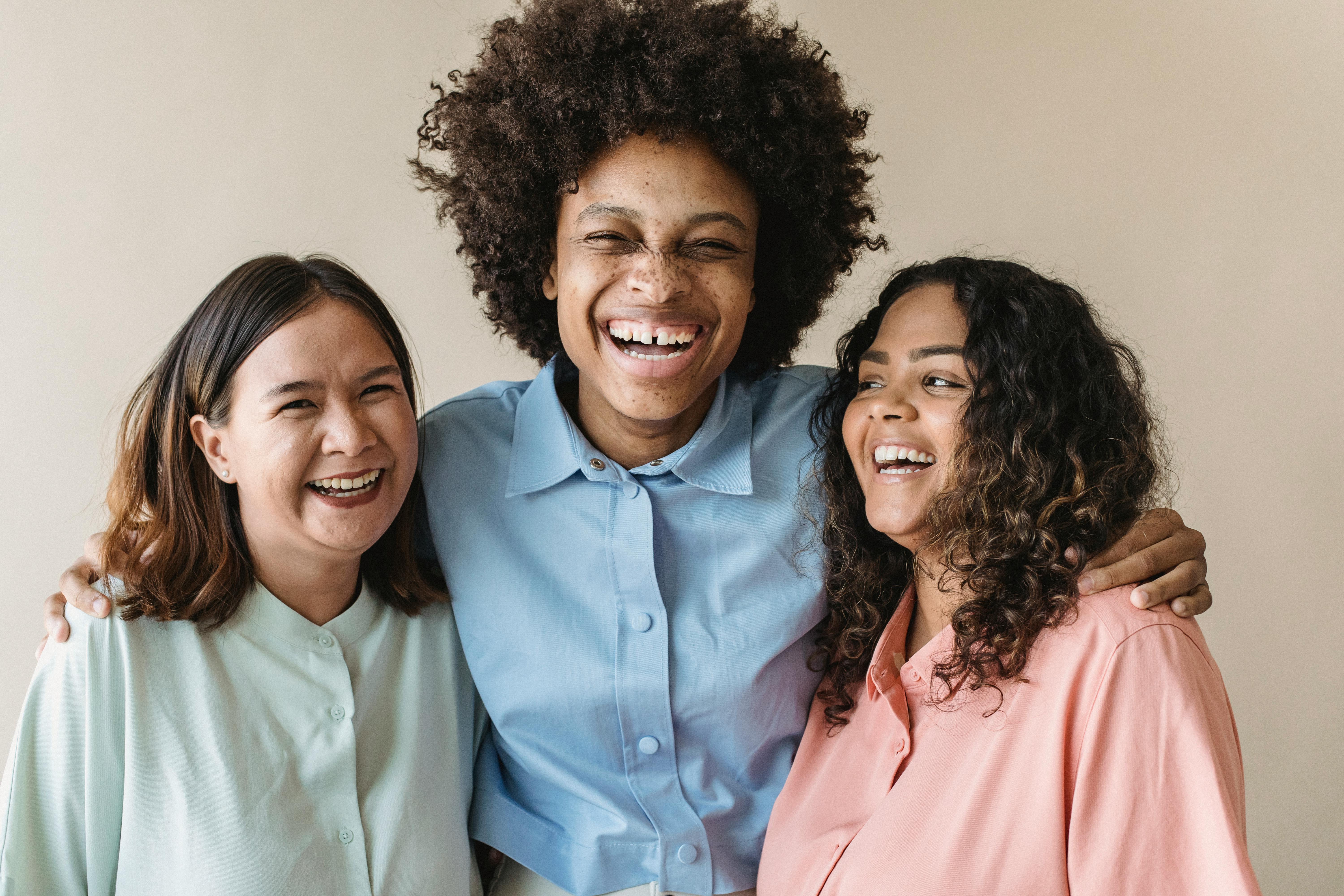 Three Laughing Women · Free Stock Photo
