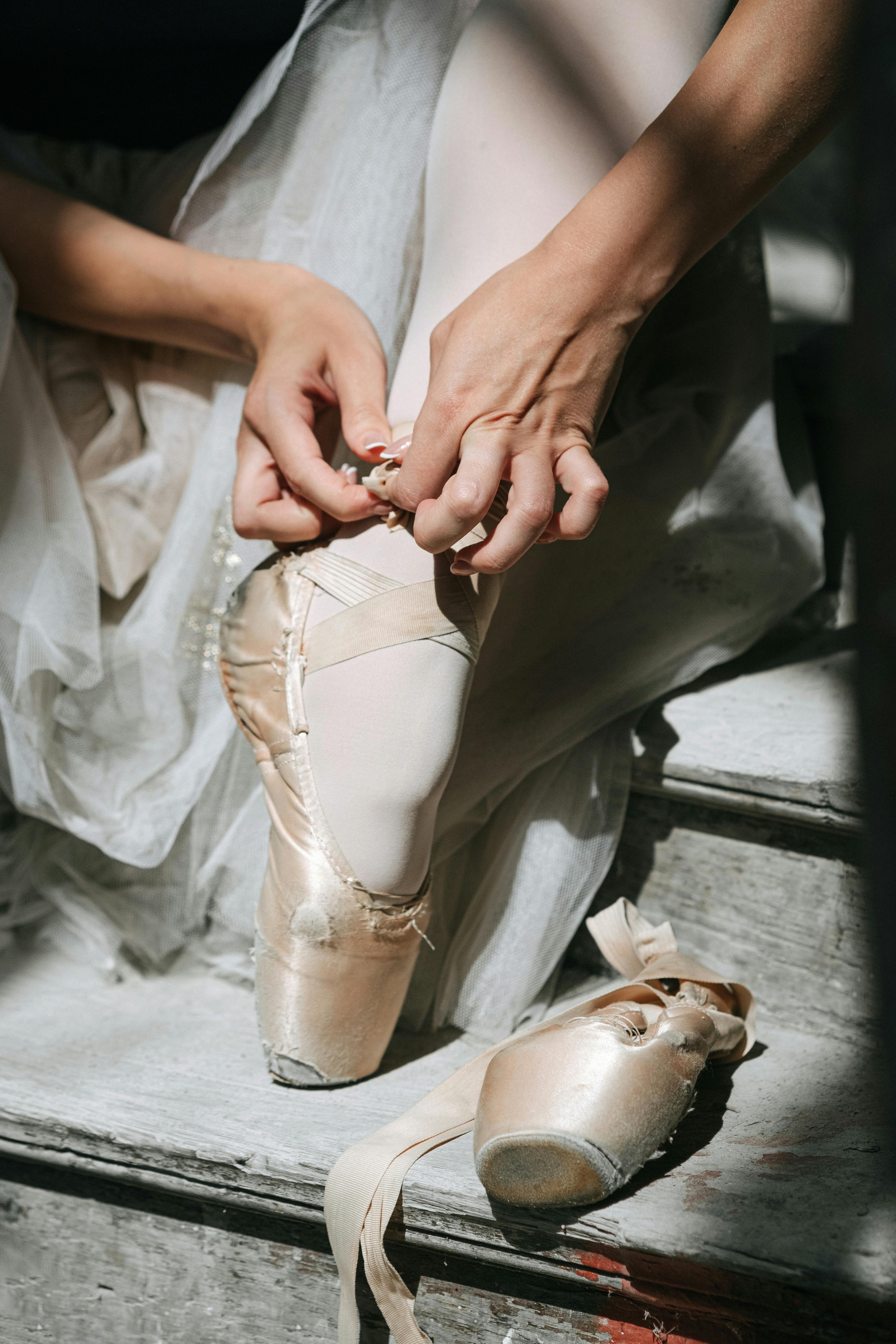 A Person Wearing a Pointe Shoe · Free Stock Photo