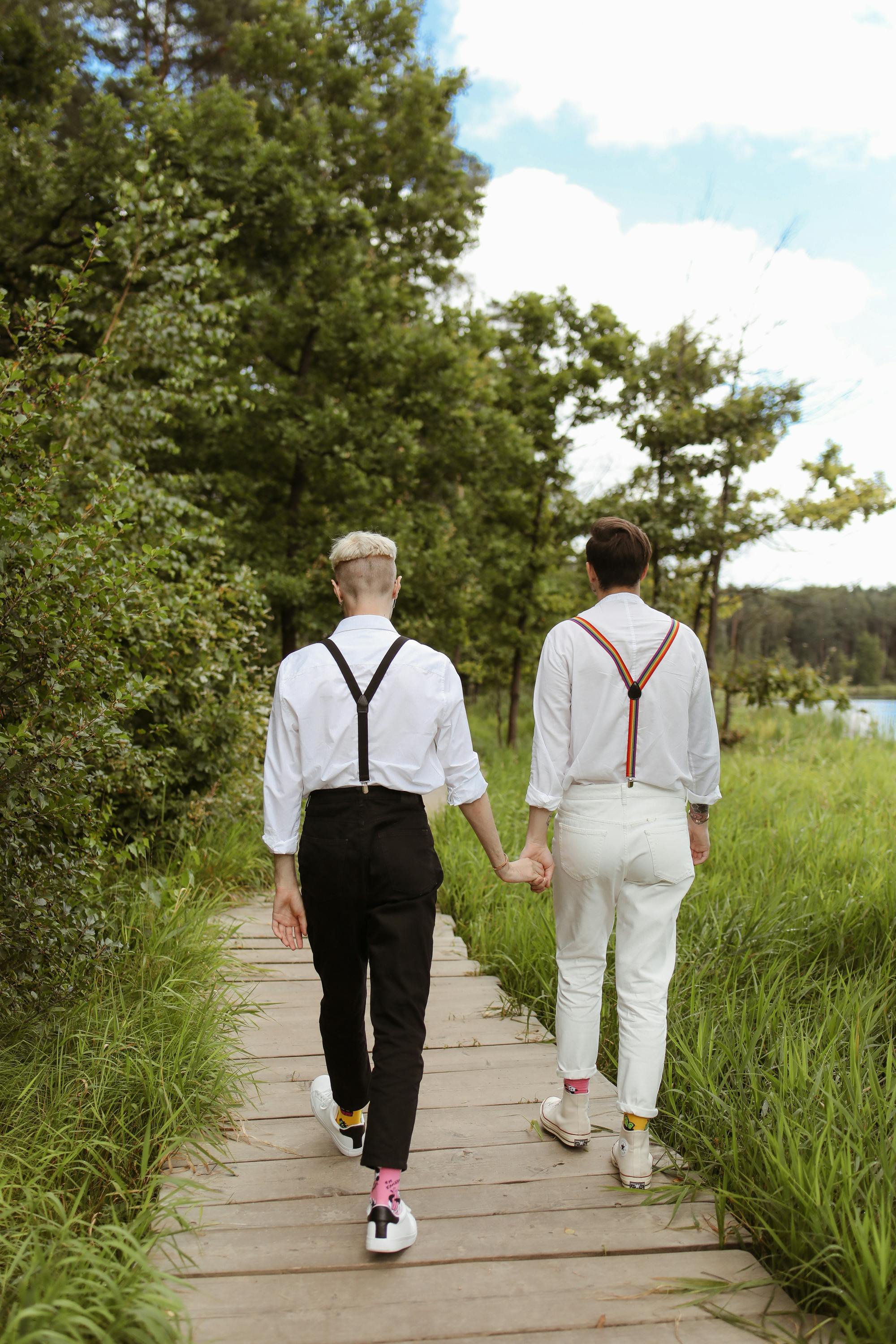 A Romantic Couple Holding Hands · Free Stock Photo