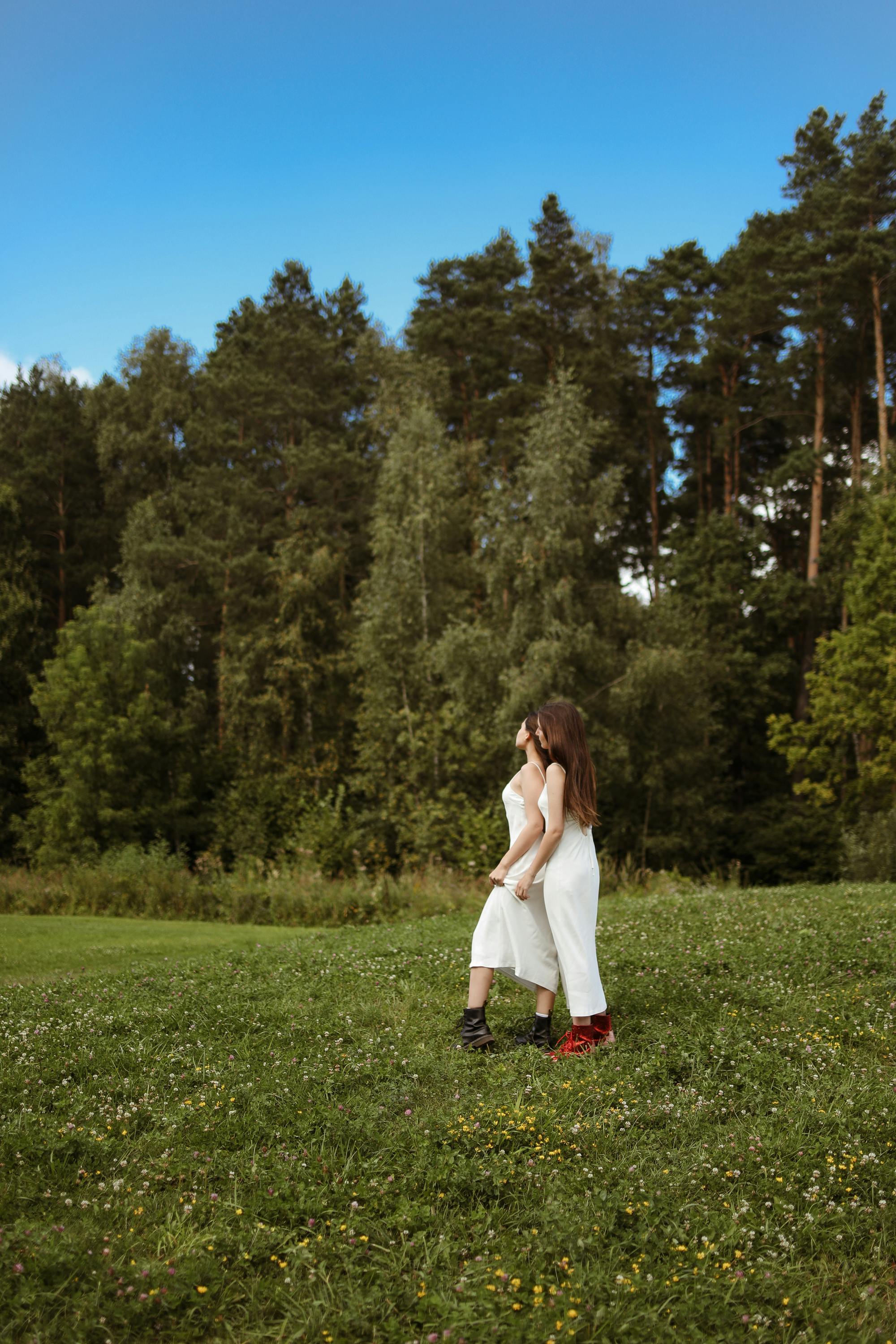 A Couple Standing Inside the Train · Free Stock Photo