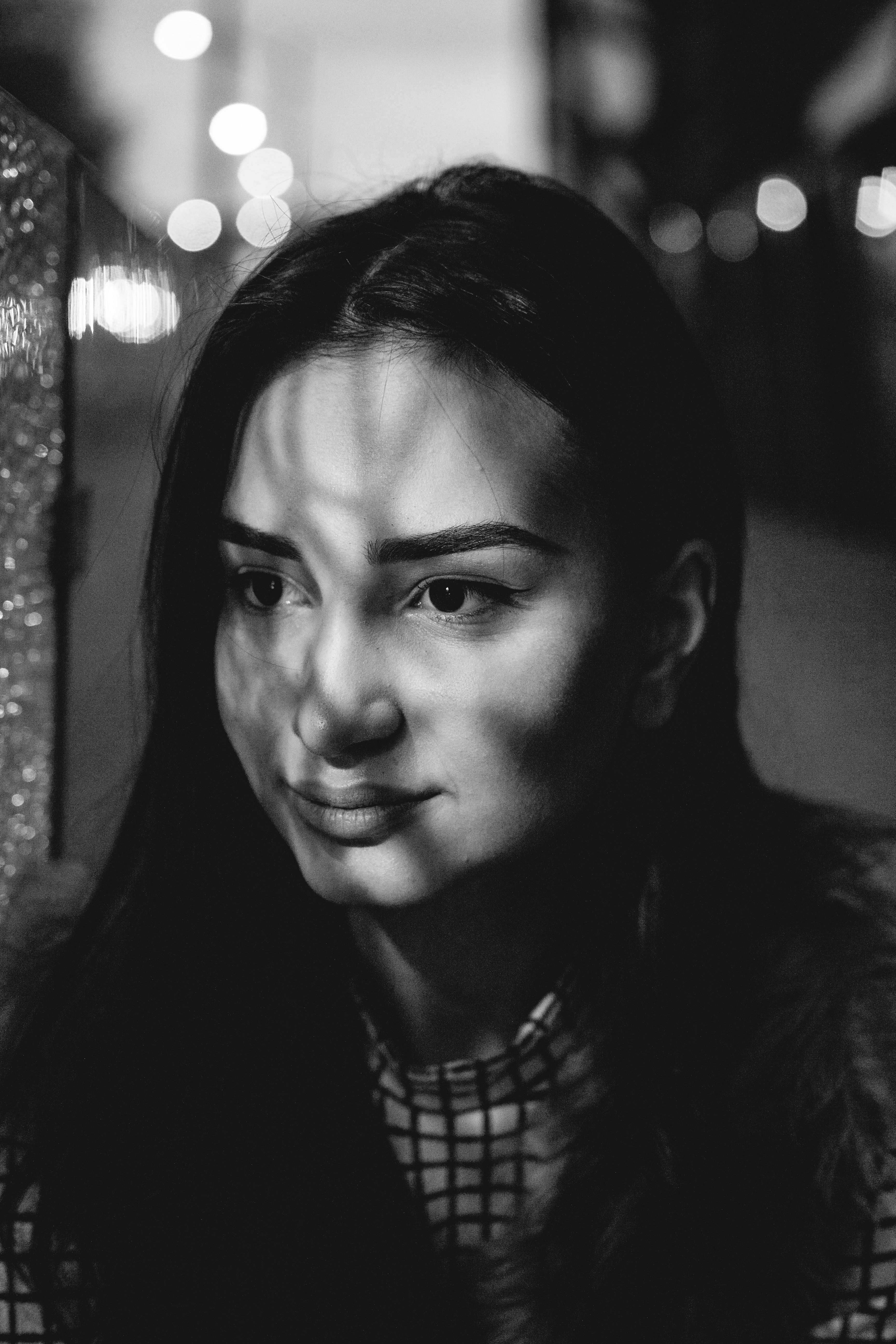 Shadows on a Woman's Face · Free Stock Photo